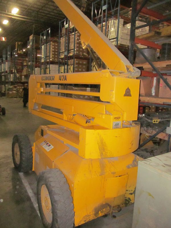 Condor 47A boom lift, 36V, articulating self propelled aerial work ...