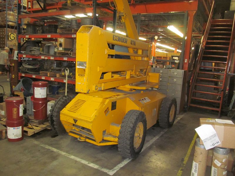 Condor 47A boom lift, 36V, articulating self propelled aerial work ...