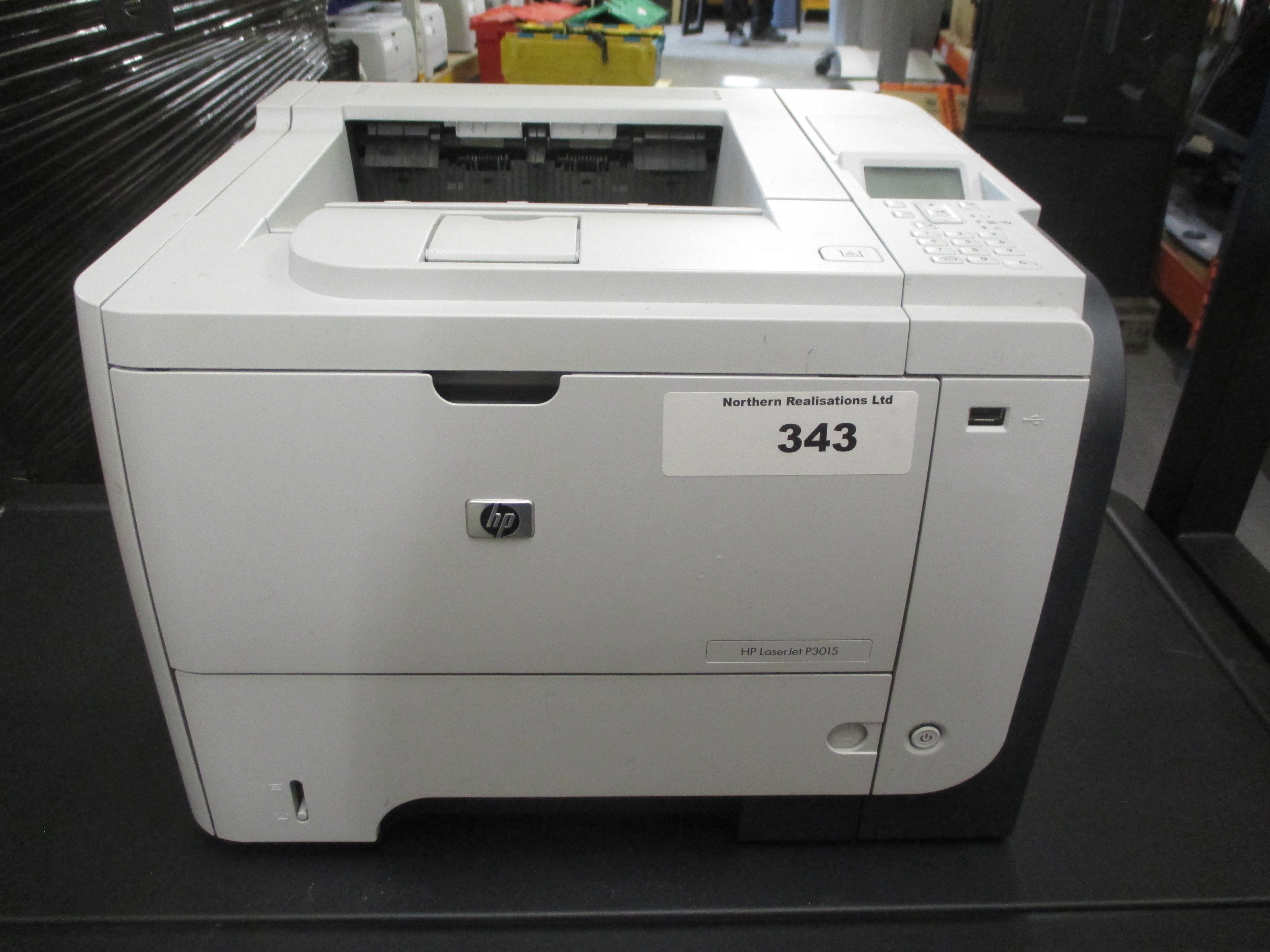 HP LASERJET P3015 NETWORK LASER PRINTER WITH USB & TEST PRINT