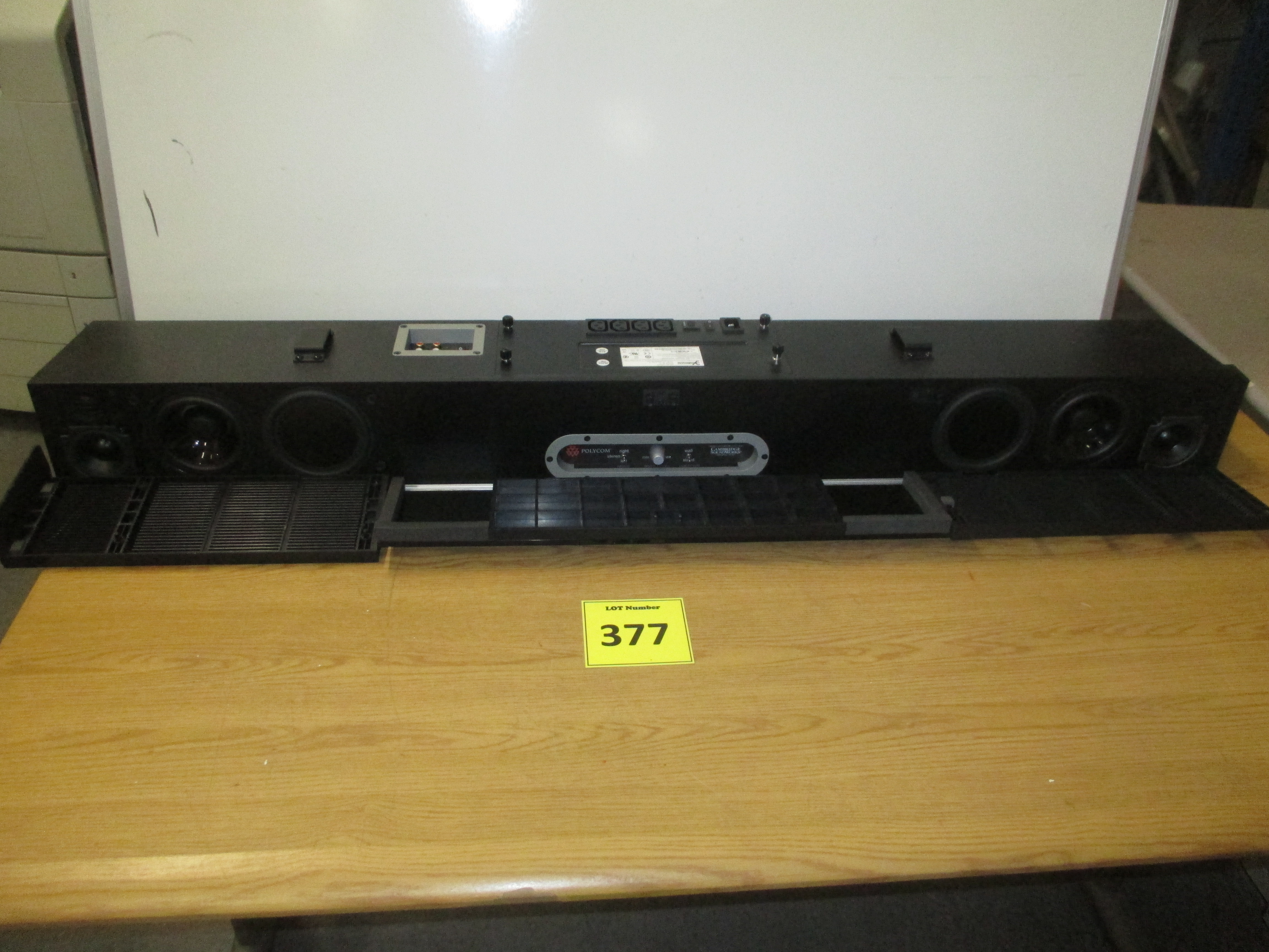POLYCOM SPEAKER SOUNDBAR BY CAMBRIDGE SOUNDWORKS (A CREATIVE CO). P/N ...