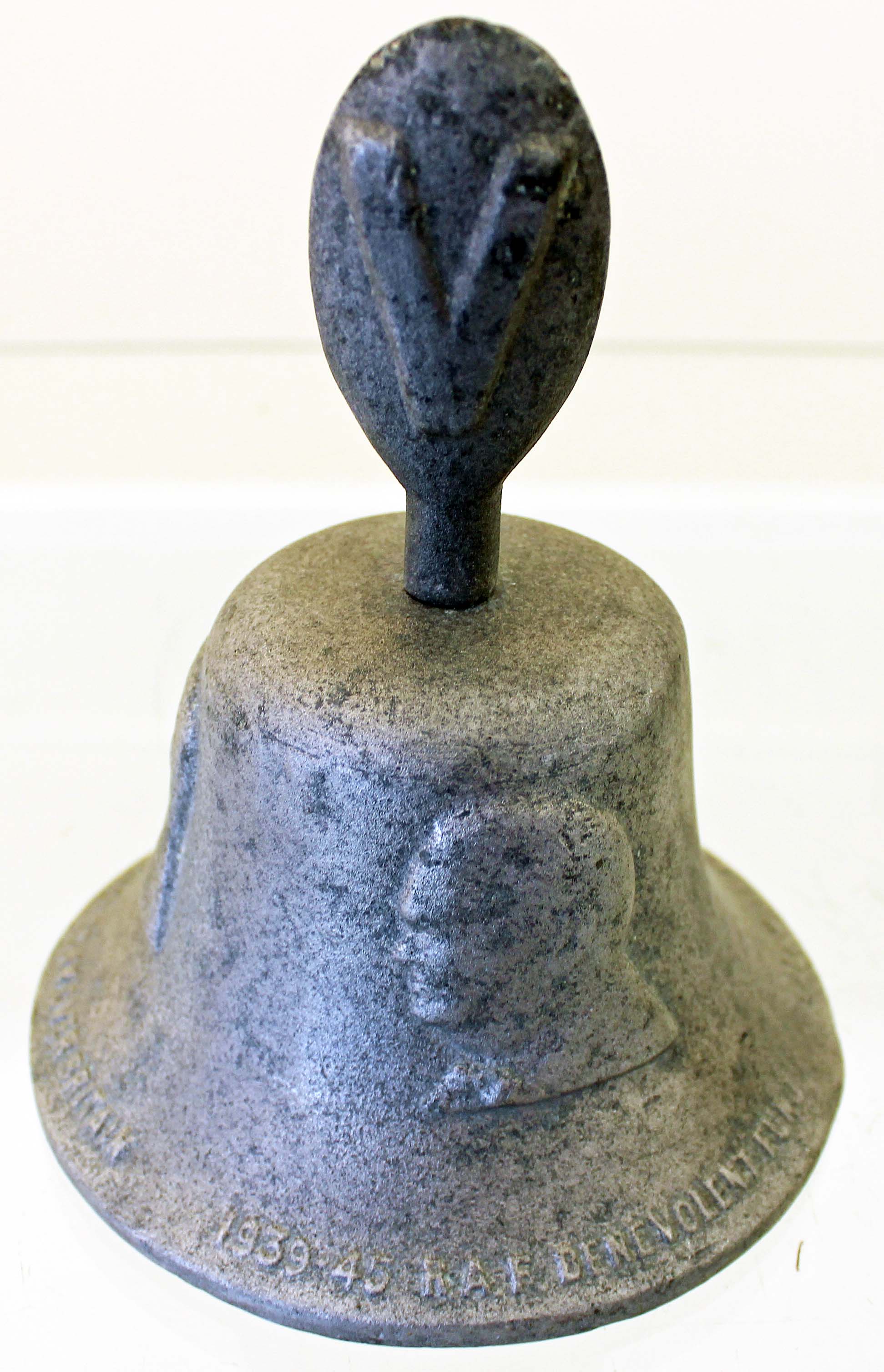 A WW2 Air Raid Precautions ARP hand bell with a WW2 Victory bell made ...