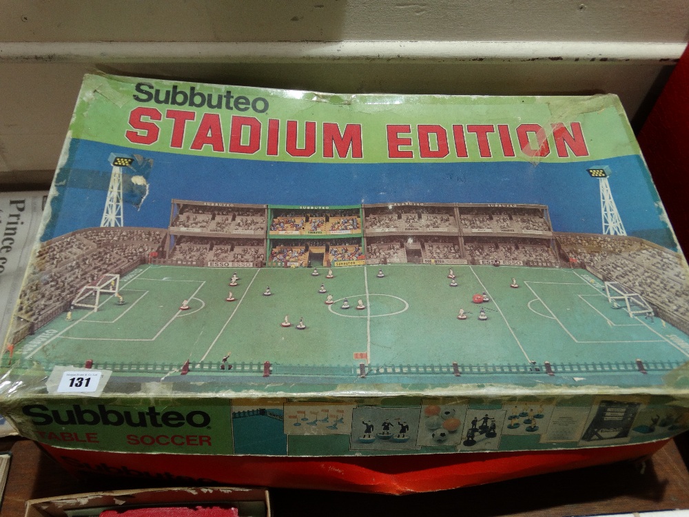 A Subbuteo Stadium Edition Game