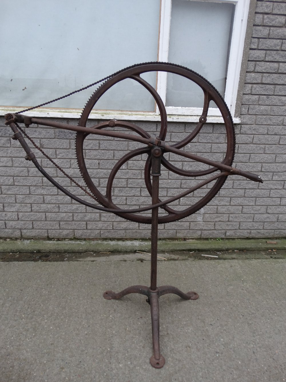 An Incredibly Rare Lister Hand Driven Shearing Machine Dating From 1909 ...