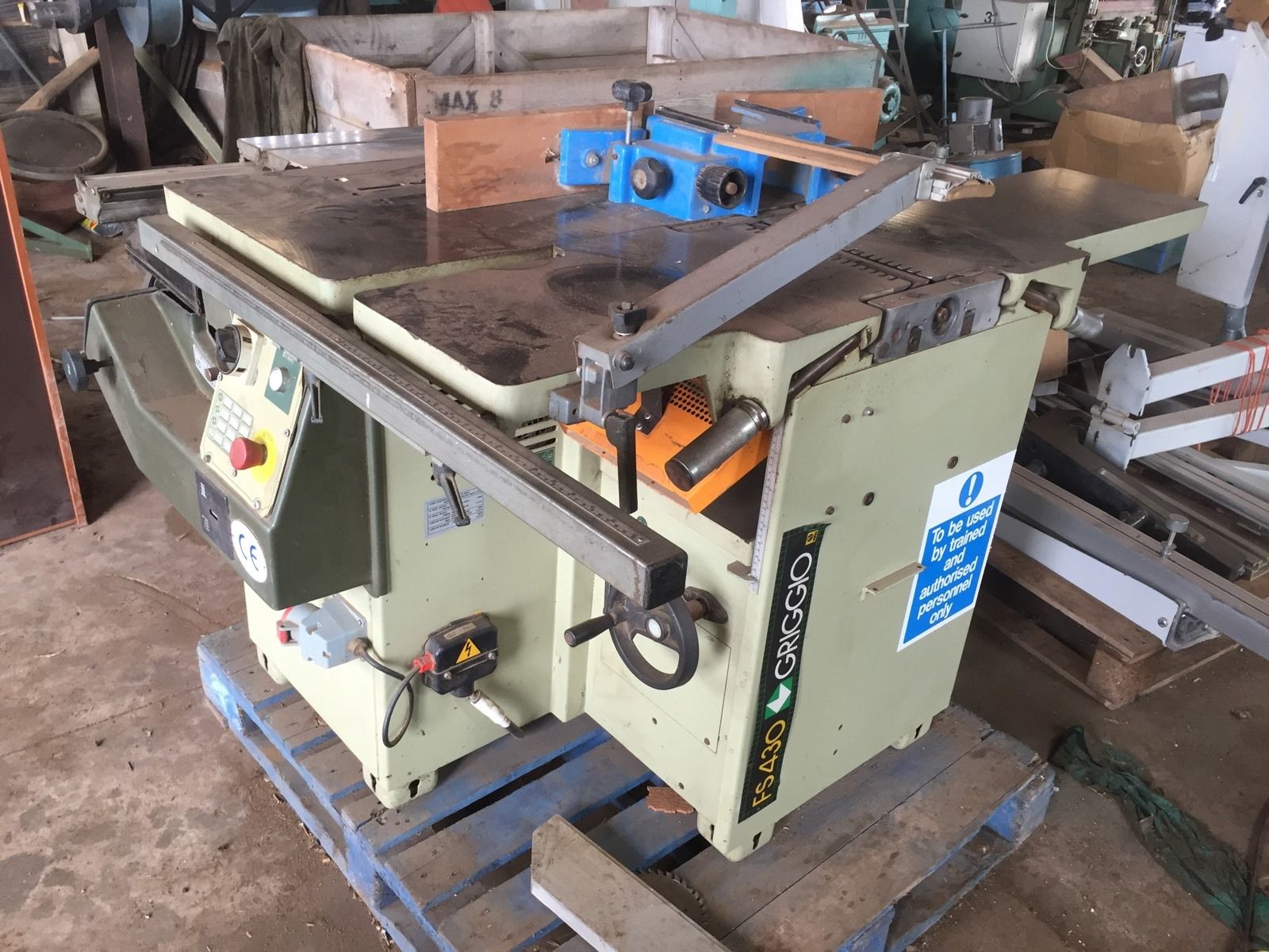 Planer Thicknesser Saw Combination Woodworking Griggio FS430 ...