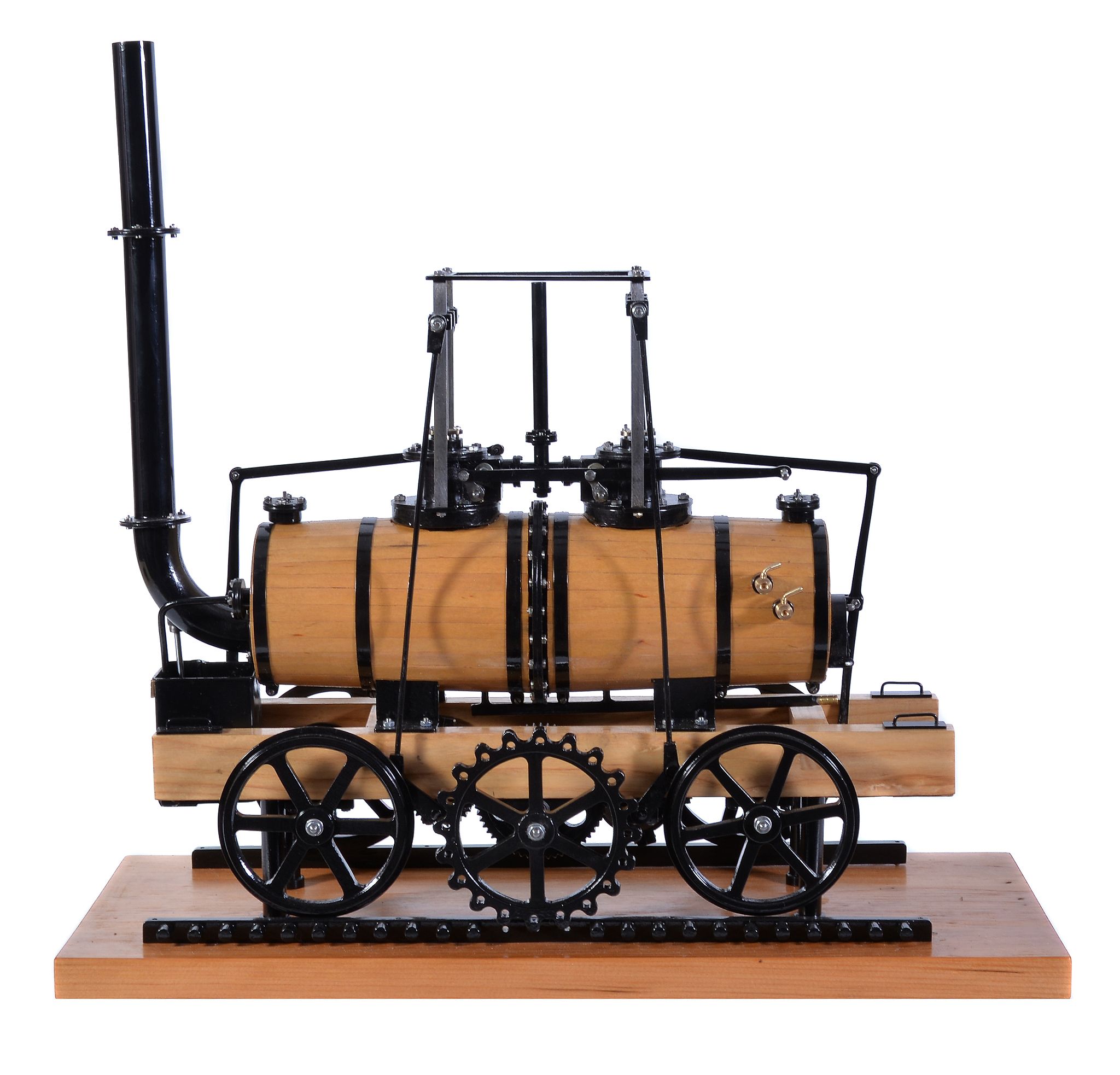 A 5 inch gauge model of the Matthew Murray rack locomotive, built by Mr ...