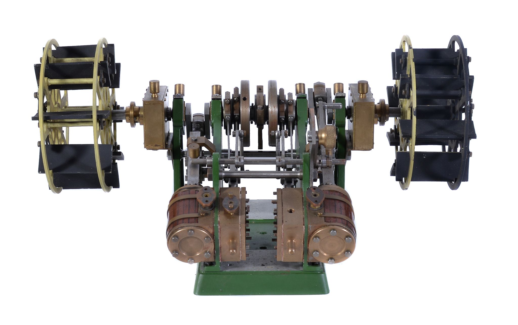 An exhibition quality model of a live steam diagonal paddle steamer ...