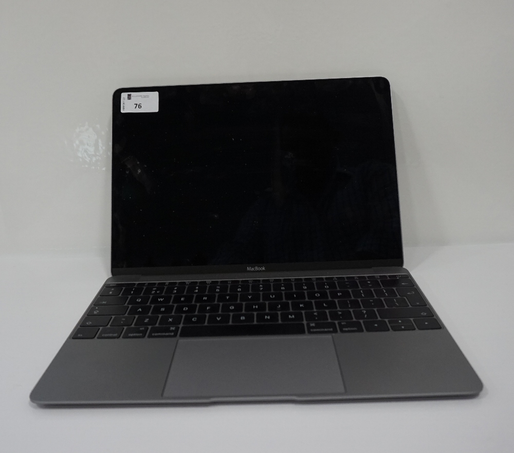 APPLE MACBOOK - MODEL A1534 serial number: C02Q60H8GCN4. 12" Retina ...