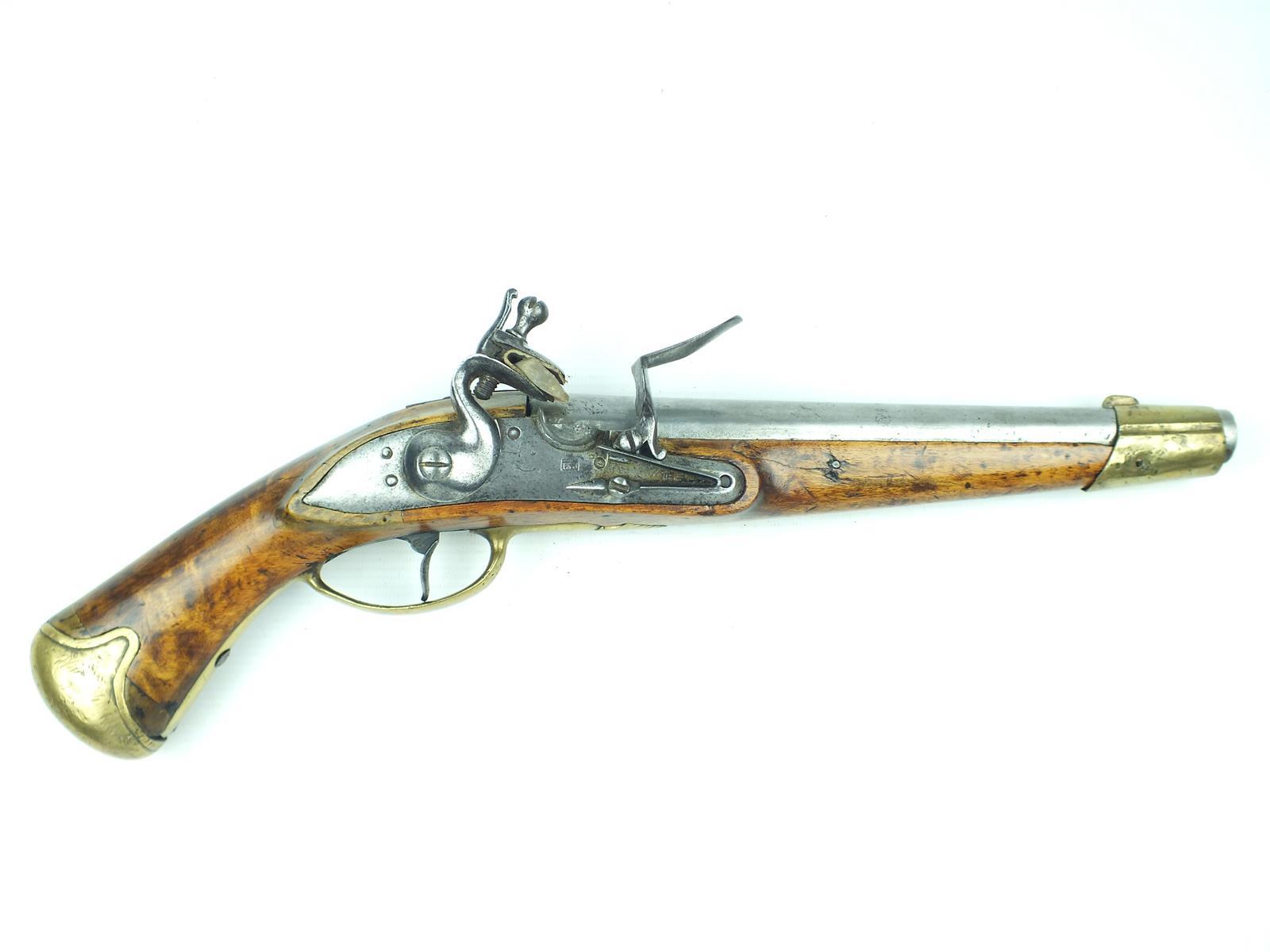 A Swedish Model 1738 flintlock Lifeguard's service pistol, 10inch ...