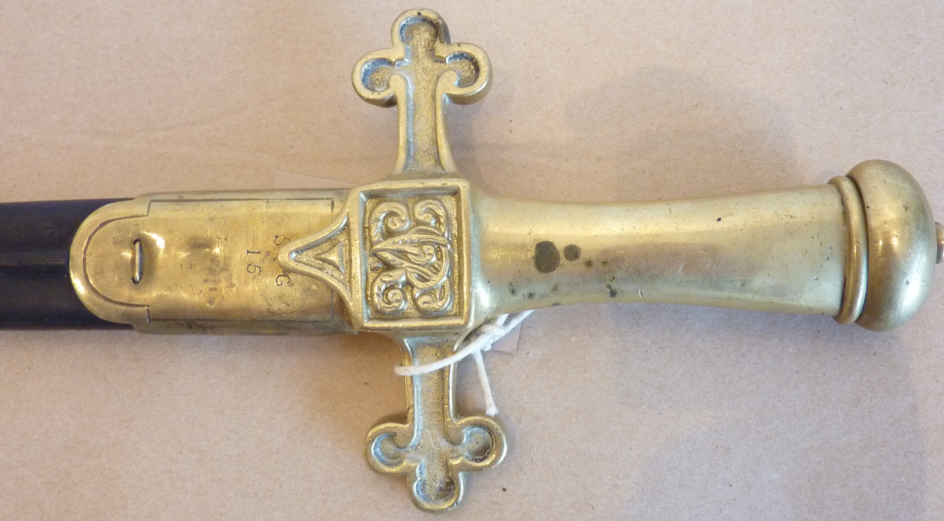 A Scots Guards bandsman's ceremonial dagger-sword with unmarked 13 ...