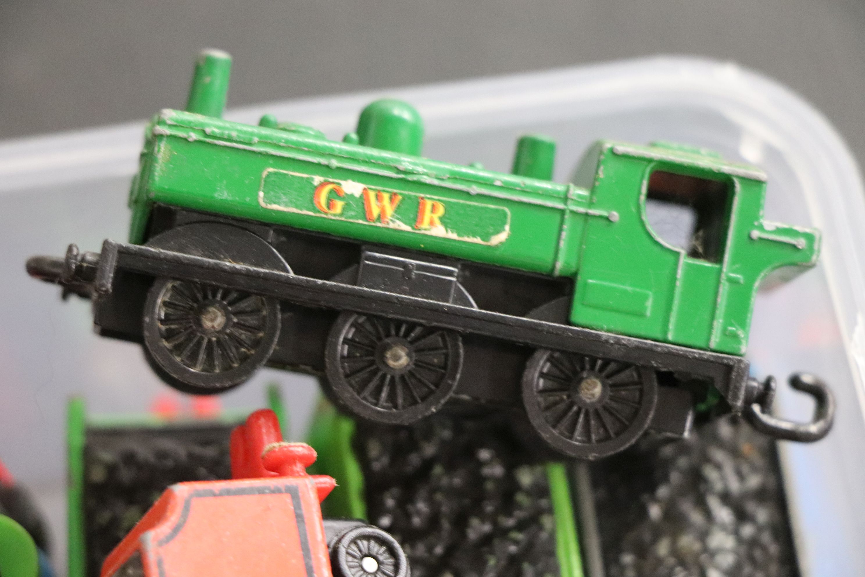 Collection of Ertl Thomas the Tank Items including 8 Trains, 3 Small ...