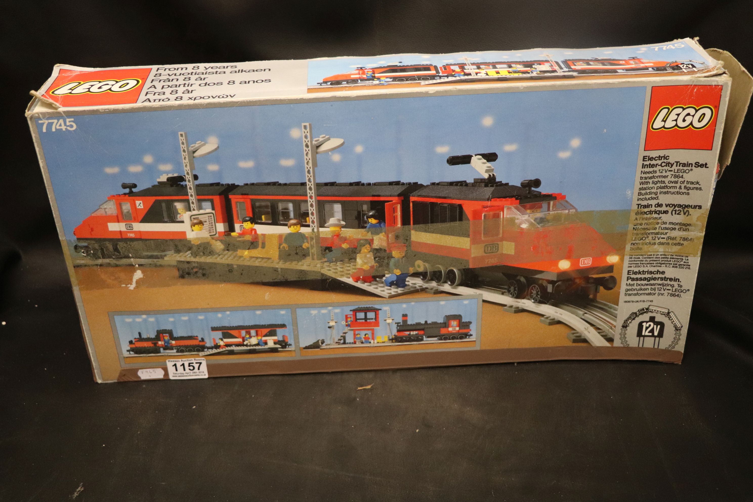 Original boxed Lego 7745 Electric Inter-City Train Set unchecked but ...