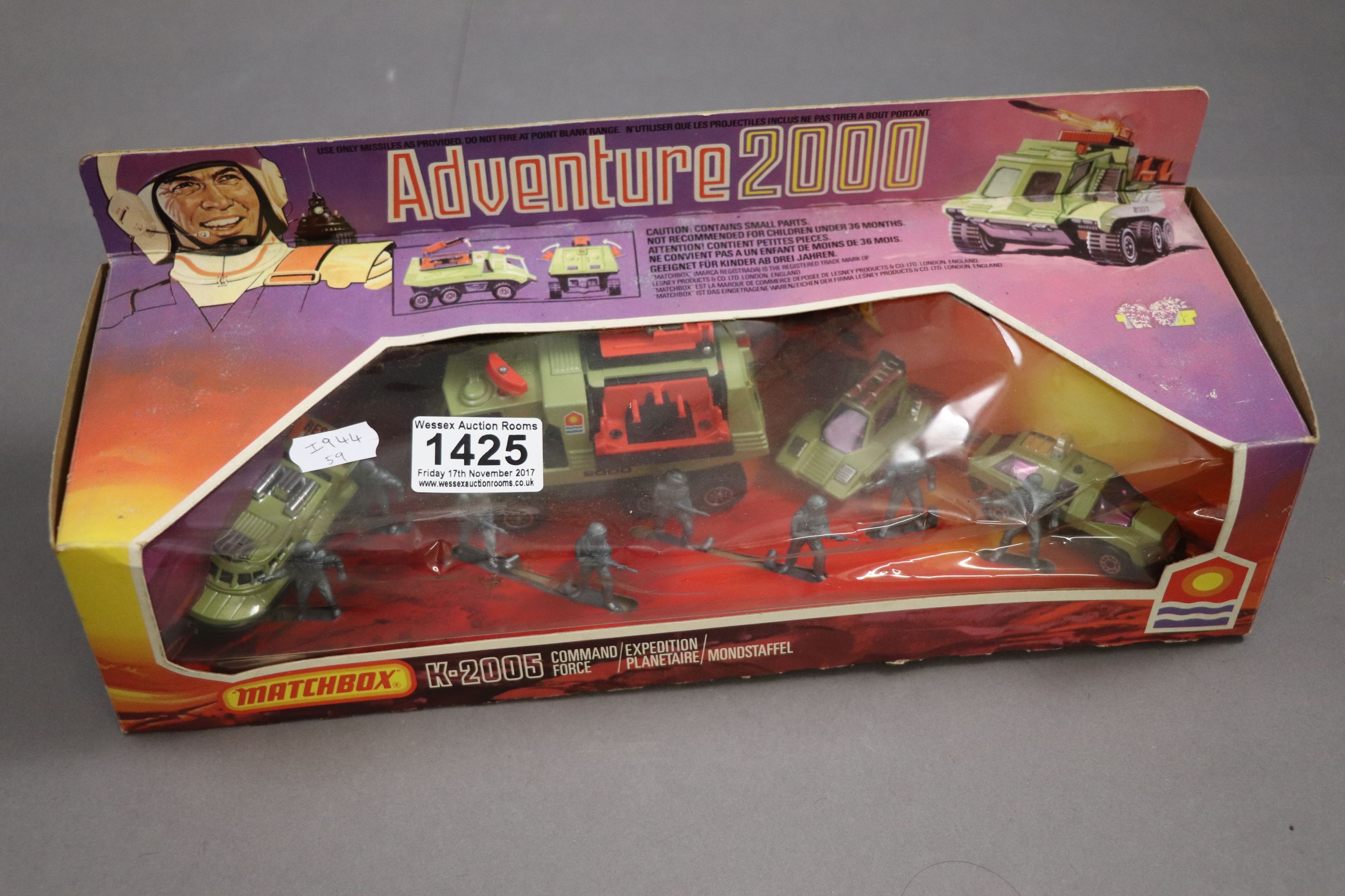 Boxed Matchbox Adventure 2000 K2005 Command Force, complete, diecast ...