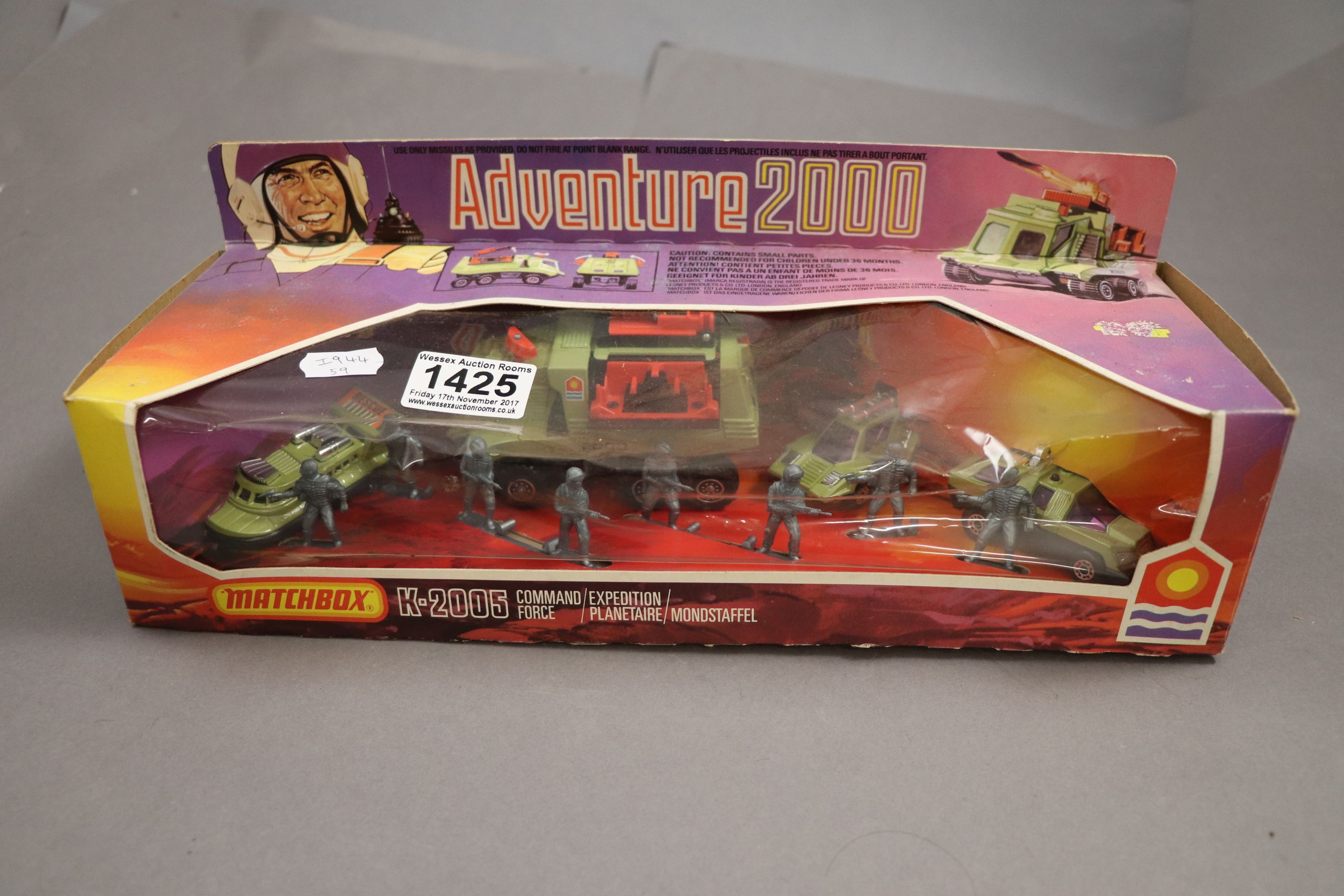 Boxed Matchbox Adventure 2000 K2005 Command Force, complete, diecast ...
