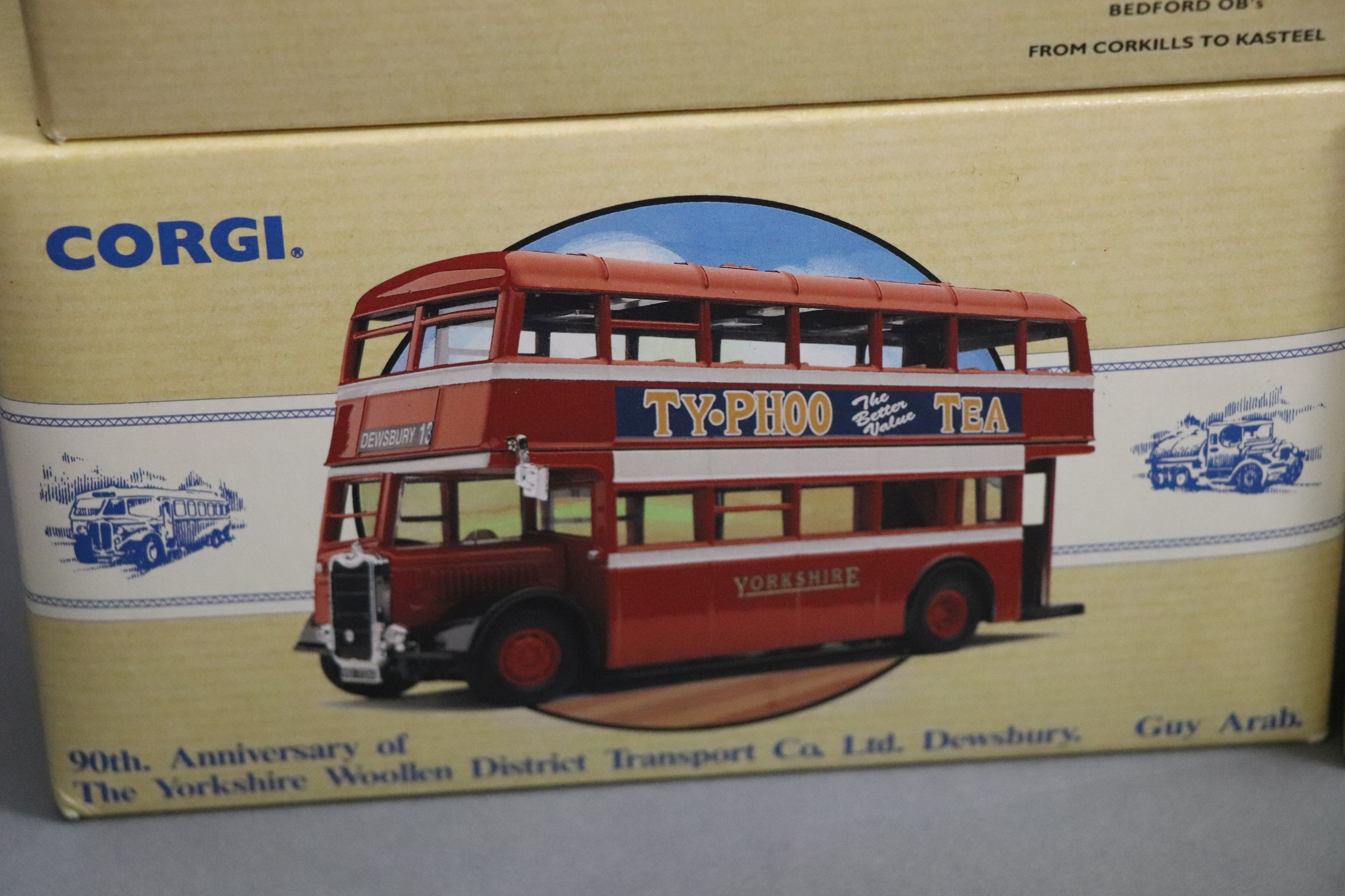 Six Corgi Classic Commercials from Corgi Boxed Bus Sets - 97208, 97765 ...