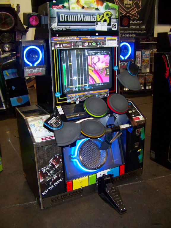 DRUM MANIA V8 KONAMI MUSIC ARCADE GAME Item is in used condition ...