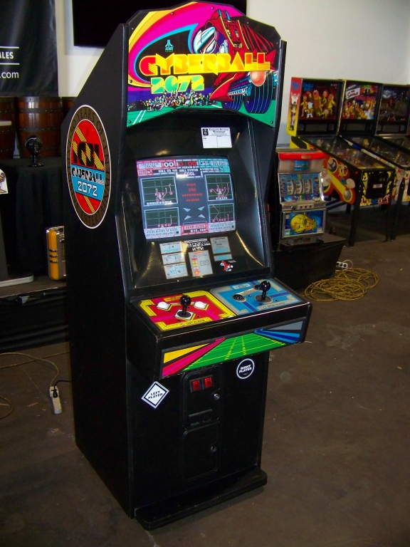 CYBERBALL 2072 CLASSIC ARCADE GAME ATARI Item is in used condition ...