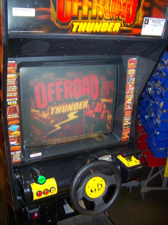 OFFROAD THUNDER RACING ARCADE GAME MIDWAY Item is in used condition ...