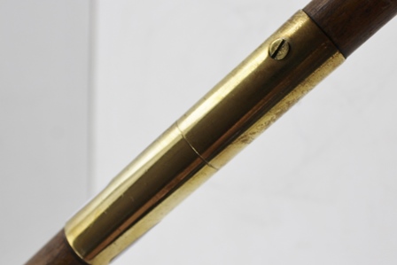 TWO MASONIC DEACON'S WANDS, each with silver plated dove crest ...