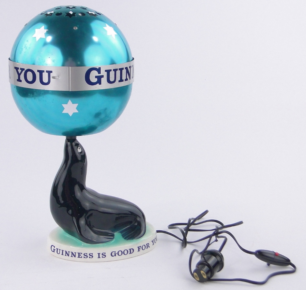 A Carltonware "Guinness Is Good For You" seal design advertising table ...