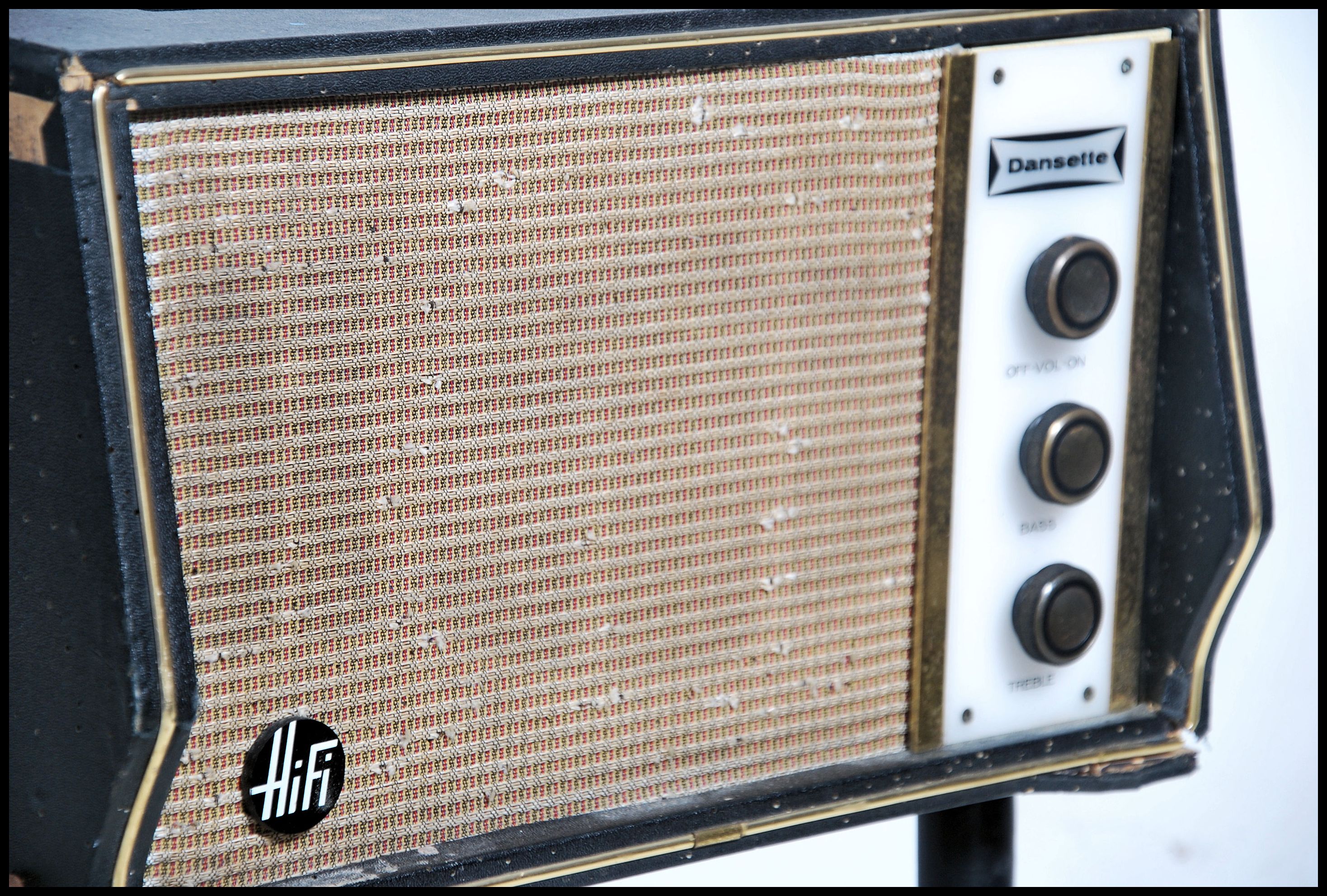 A vintage 1950's Dansette Hi-Fi model record player complete with the ...