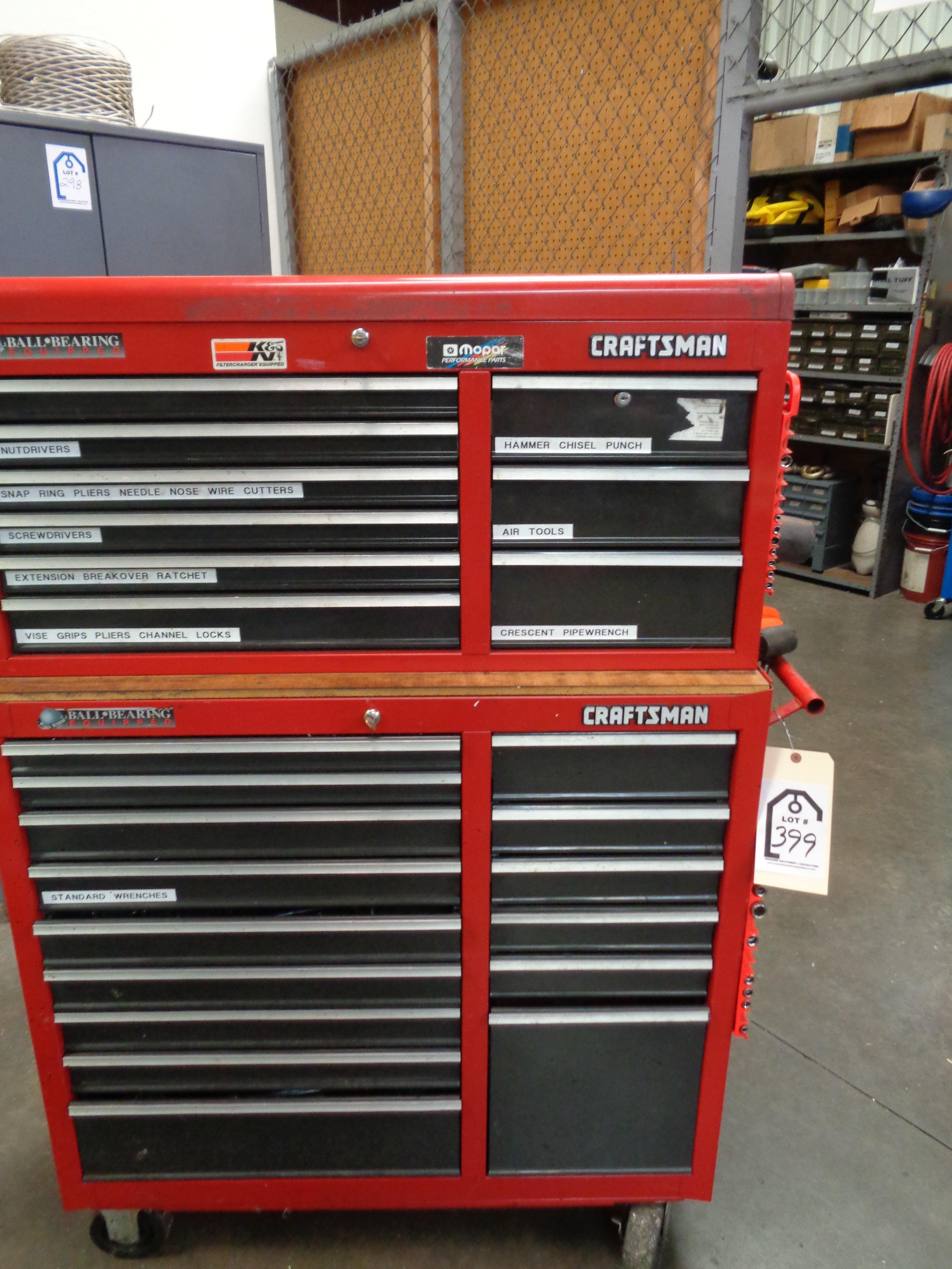 Craftsman 40" 24 Drawer Tool Box Loaded with Misc Hand Tools $25 ...