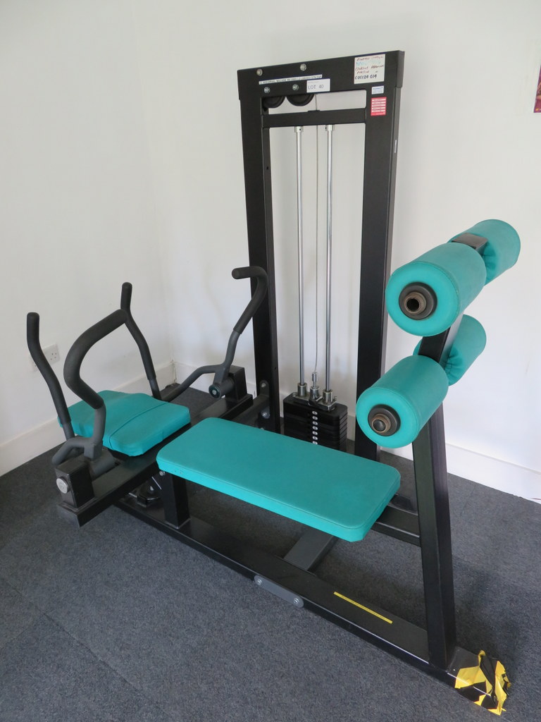 WEIGHTED ABDOMINAL CRUNCH MACHINE; 1600 X 1150 X 1660MM