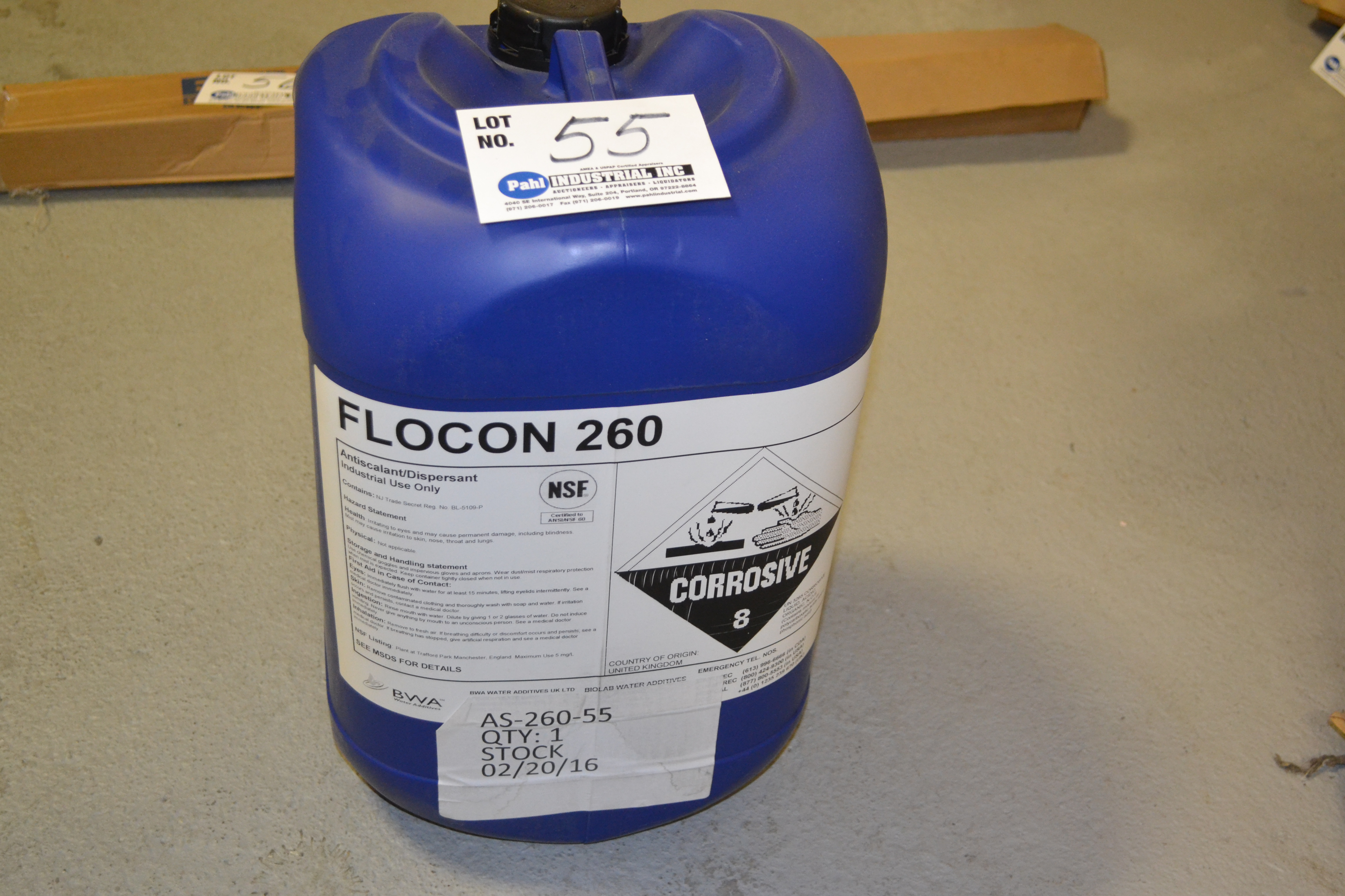 Flocon 260 Antiscalant/Dispersant and Antifoulant for reverse osmosis ...