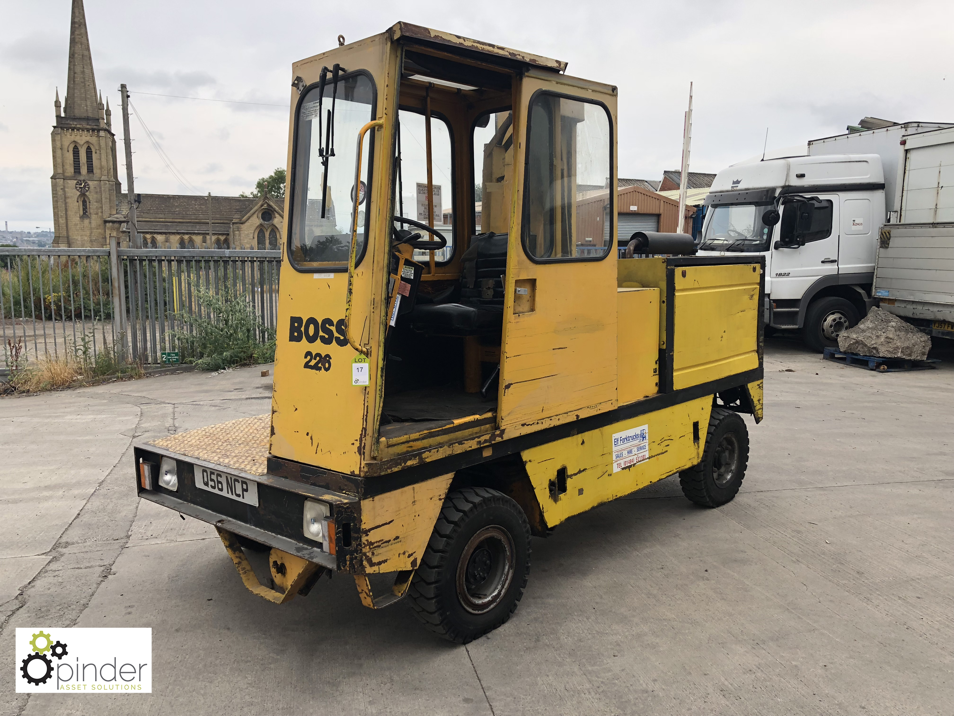Lancer Boss 2/20/60DP/MK1VA-1 diesel driven Side Loader, 2000kg ...