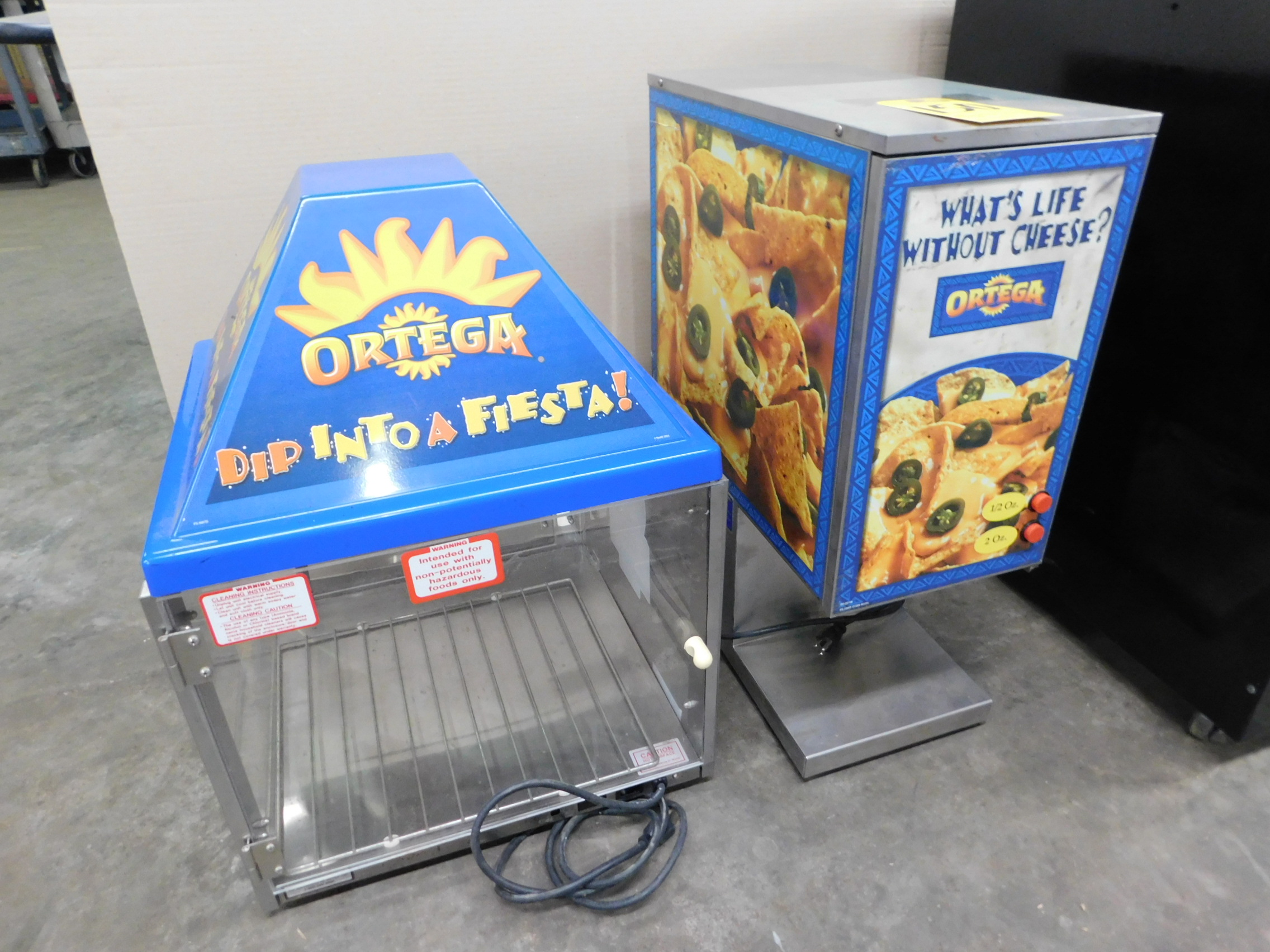 Wisco Model 690 Ortega Warmer Cabinet w/Sar Nacho Cheese Sauce Dispenser