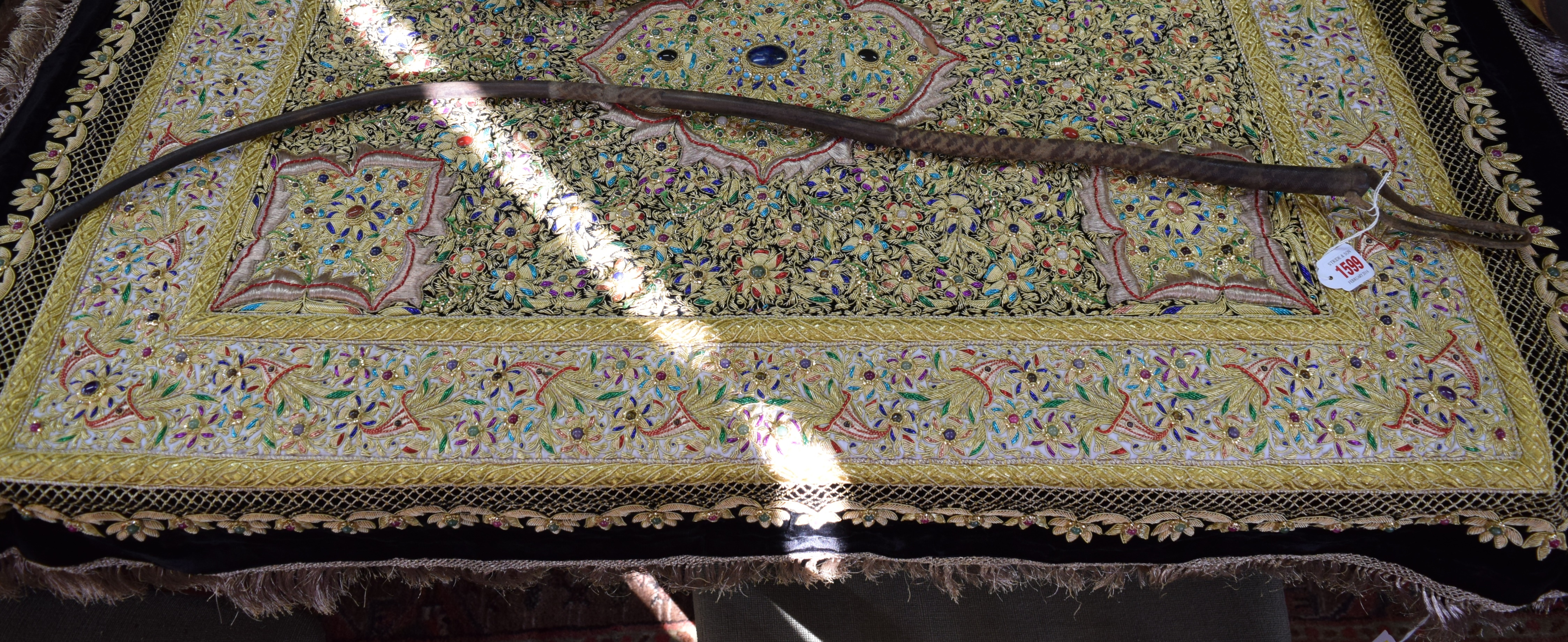 Taxidermy: a South African sjambok or litupa hide whip, probably ...