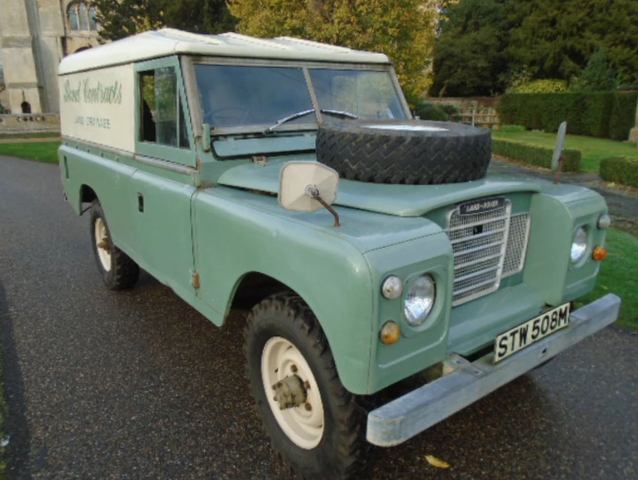 1974 Land Rover Series III LWB Petrol Finished in Sage Green with Black ...