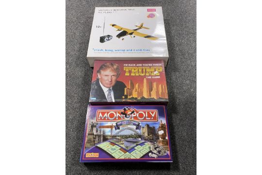 A Monopoly game - Newcastle and Gateshead Edition, Donald Trump board ...