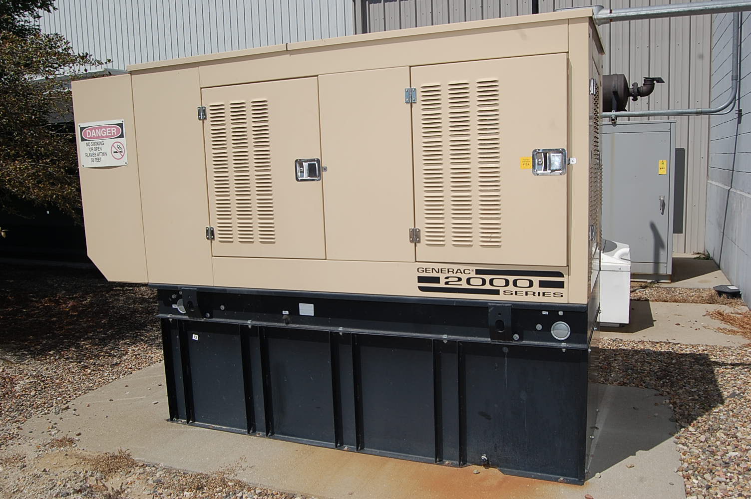 Generac #2000 Series Diesel Generator, Model 2484860100, Type 3D008C ...