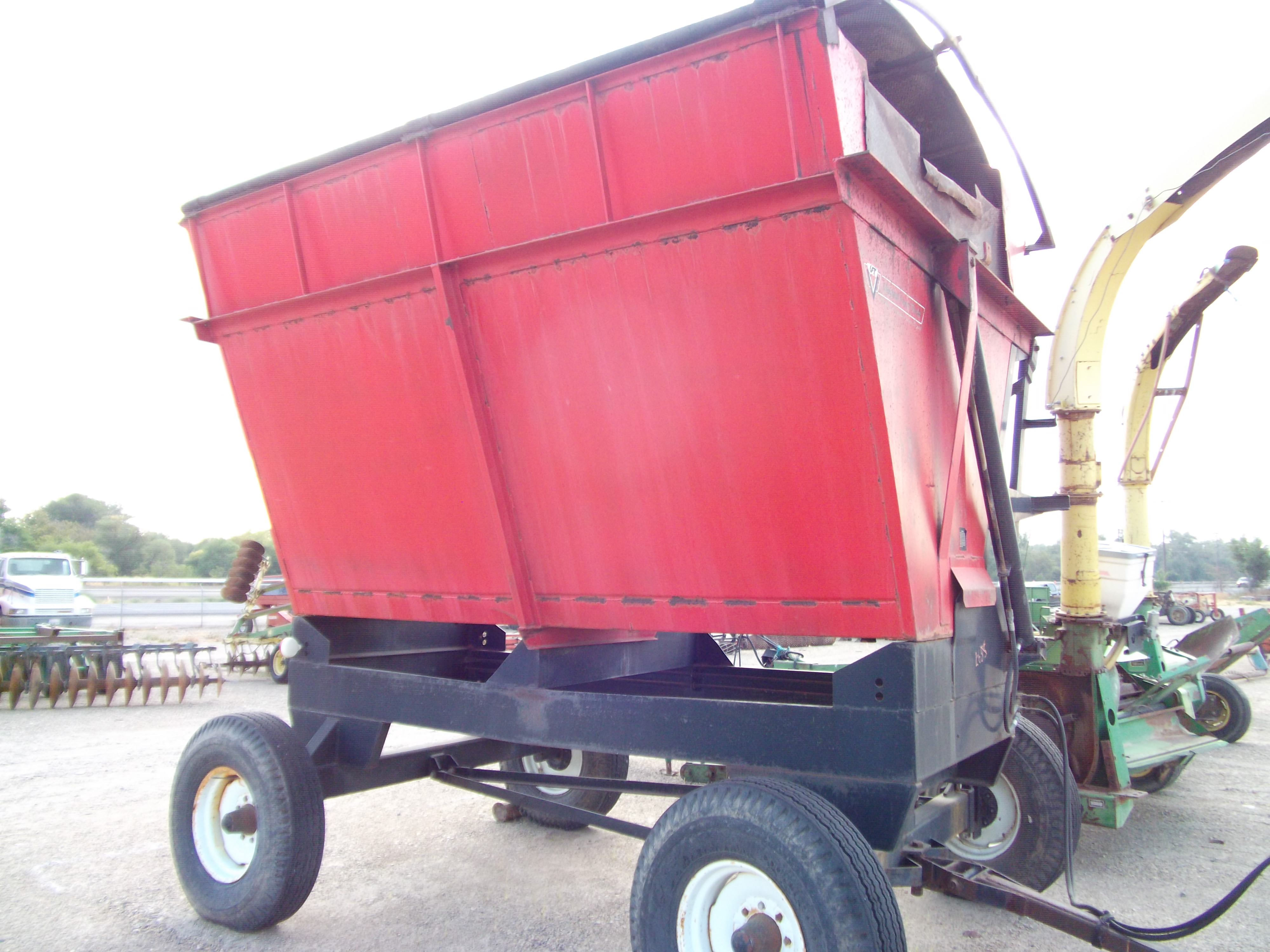 1- United Farm tool hi dump wagon