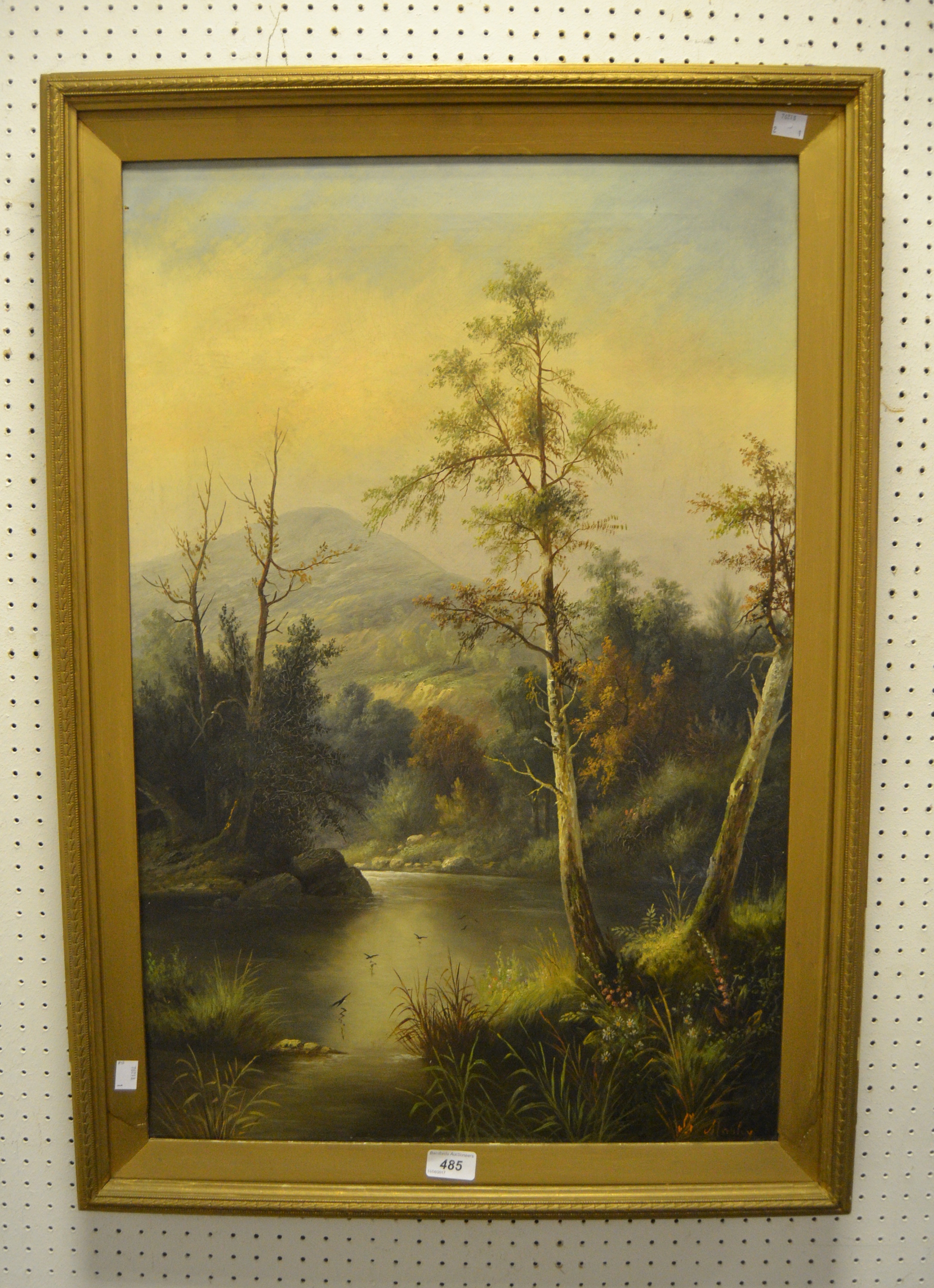 Robert Morley (late 19th century)The Quiet Riversigned, oil on canvas ...