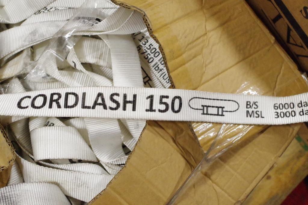 Boxes of CORDLASH 150 Lashing Material, Unknown Lengths (4) Box sizes ...