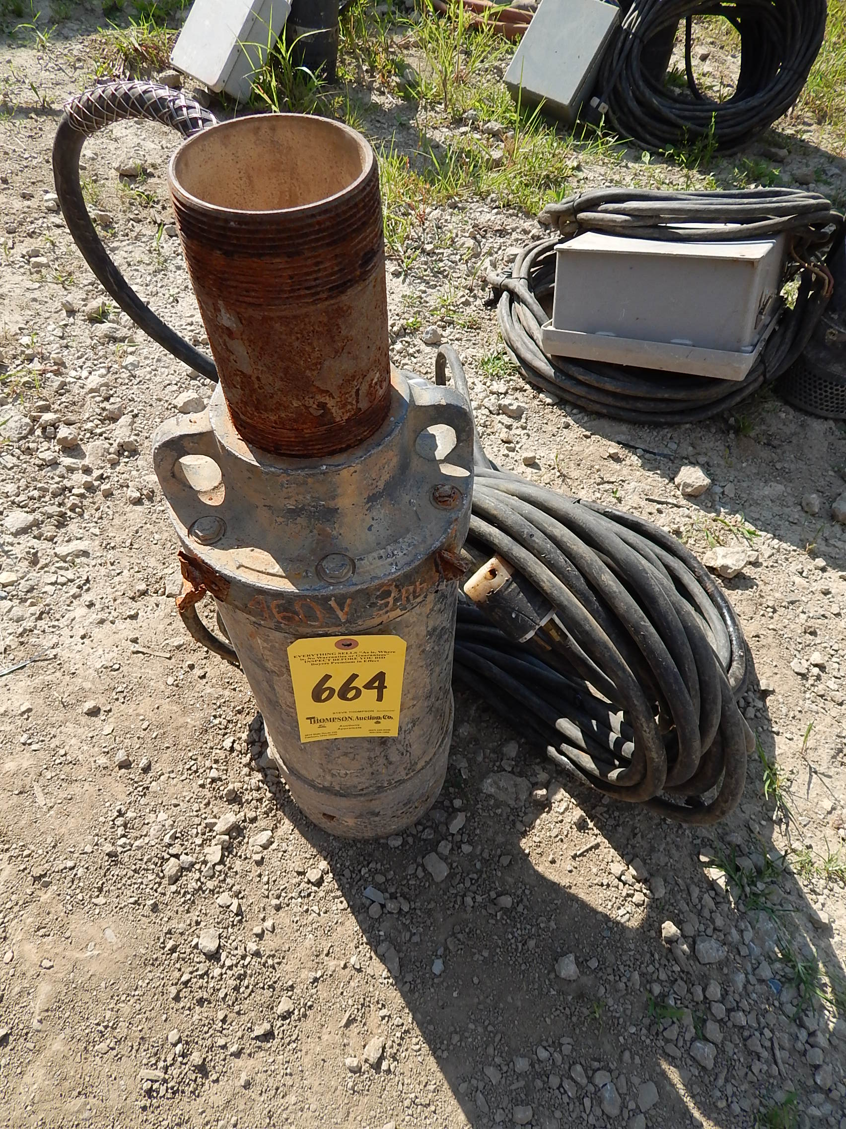 Prosser Submersible Dewatering Pump with Control Box, 3" Outlet