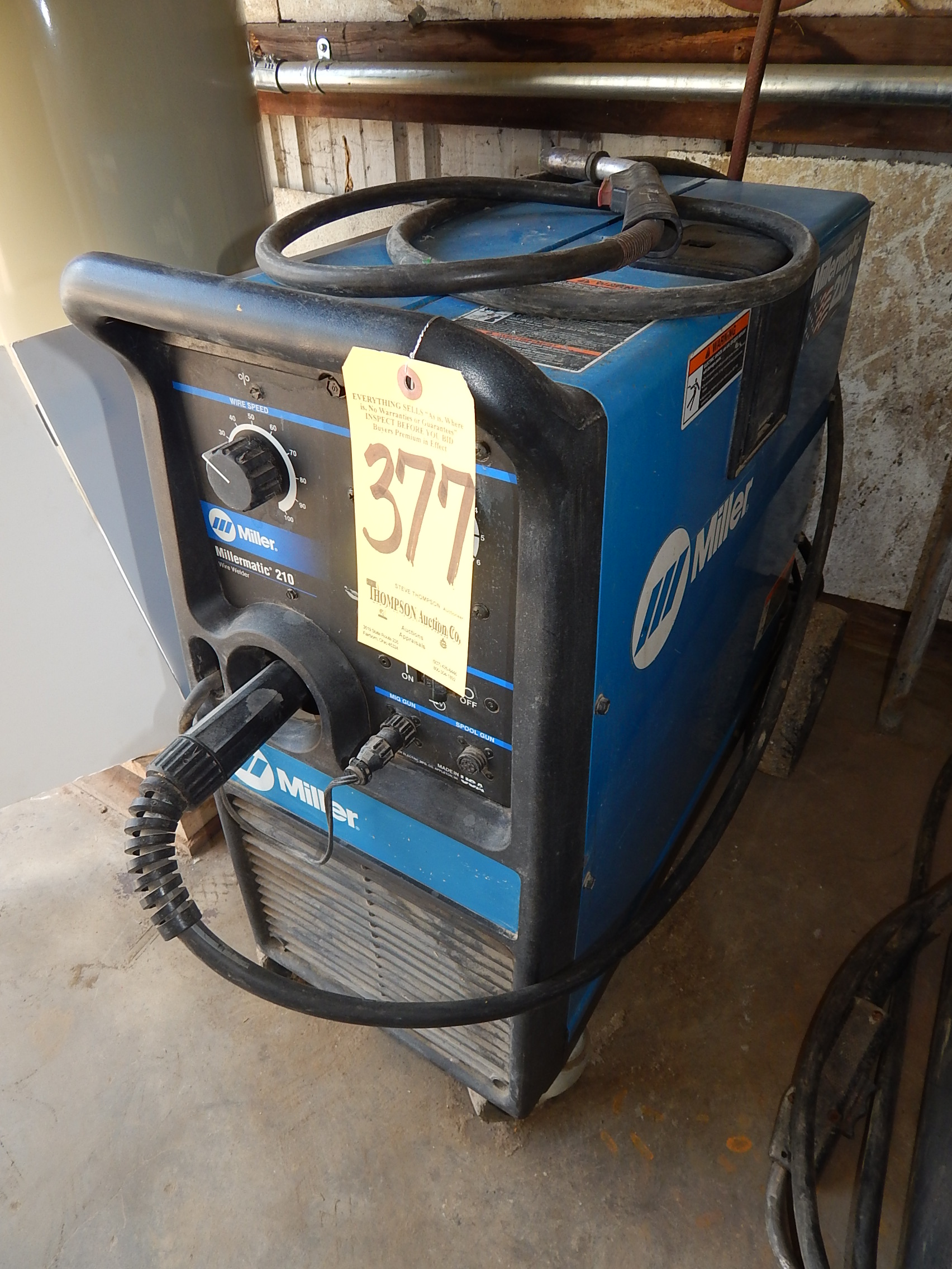 Miller Millermatic, 210 Mig Welder, S/N LH011132B