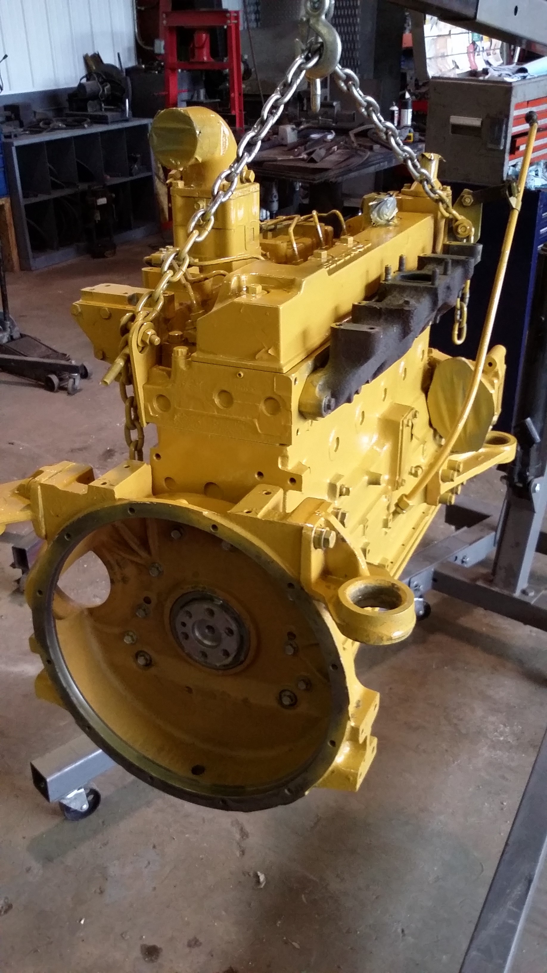 Komatsu Engine Model 6D95L-1 SN 80487 Rebuilt by ETS:New Pistons ...