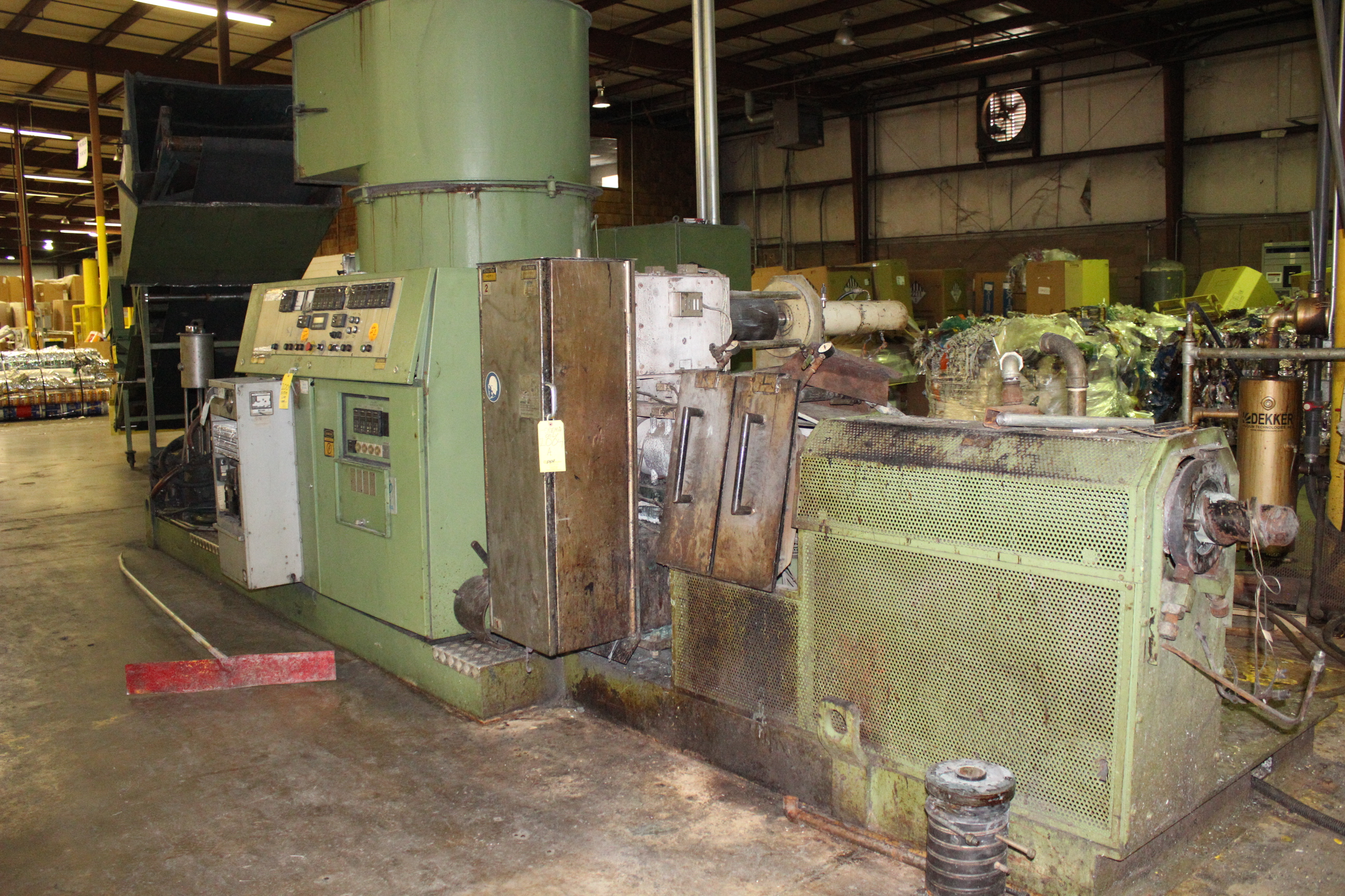 Erema Recycling Machine Model RM120 TVE (2001), with Rotary Cutter ...