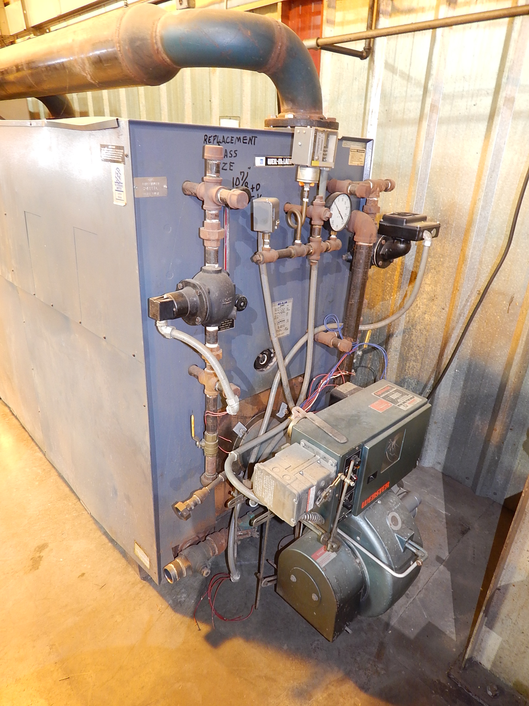 Weil - McLain 88 Boiler, model 118 E Gas Fired Boiler with Cyclonetic ...
