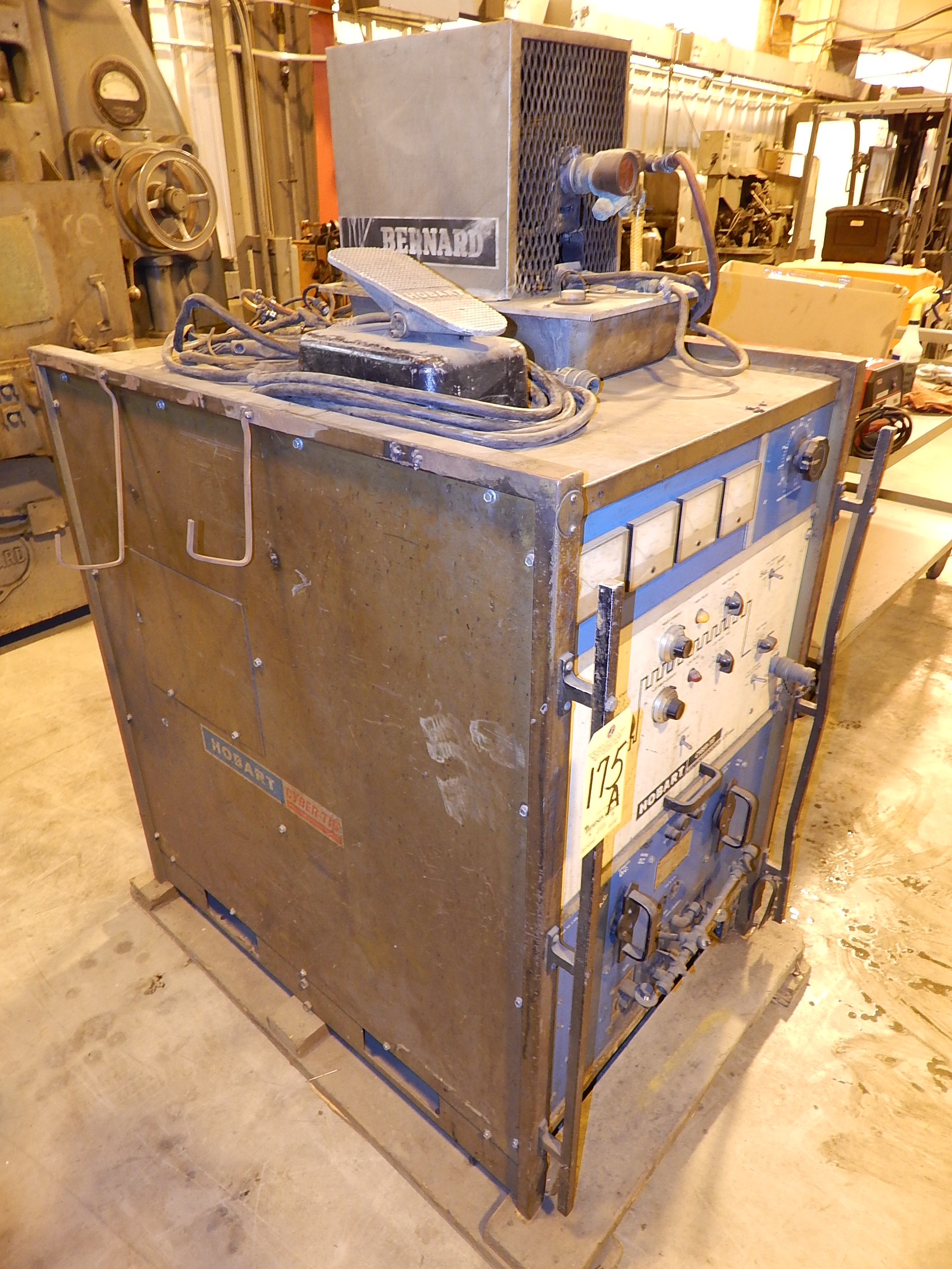 Hobart Cyber-Tig Model CT-300 Tig welder, SN 12RT-40658, with Hobart ...