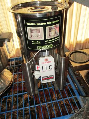 HEARTLAND S.S. WAFFLE BATTER DISPENSER