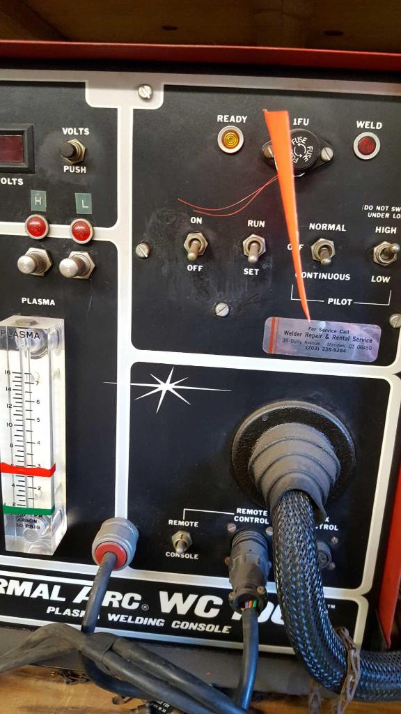 Thermal Dynamics Thermal Arc WC100B plasma welding console
