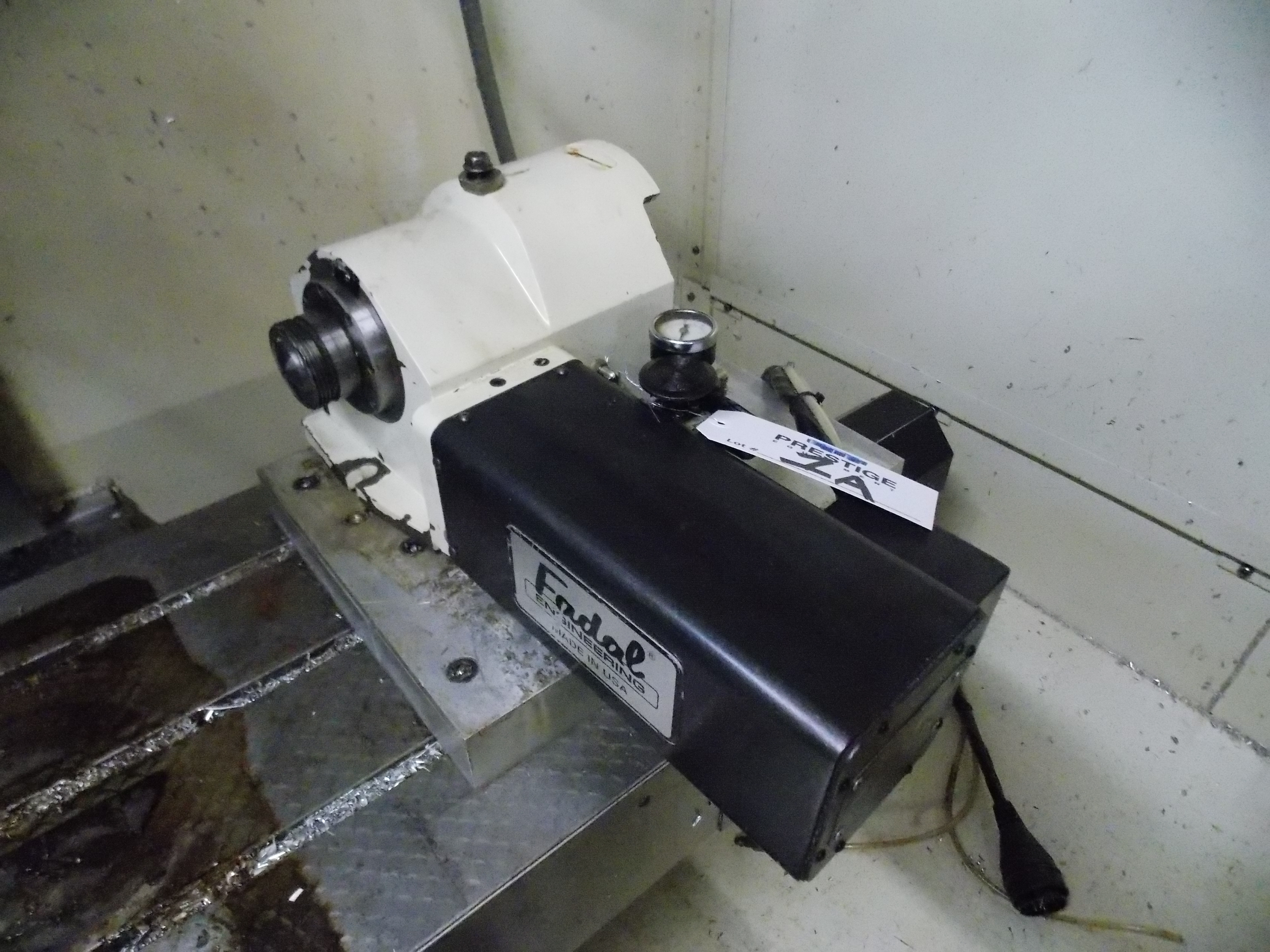 FADAL VH5C 4th Axis Rotary Table, 90:1 Ratio, Air Requirement - Brake ...