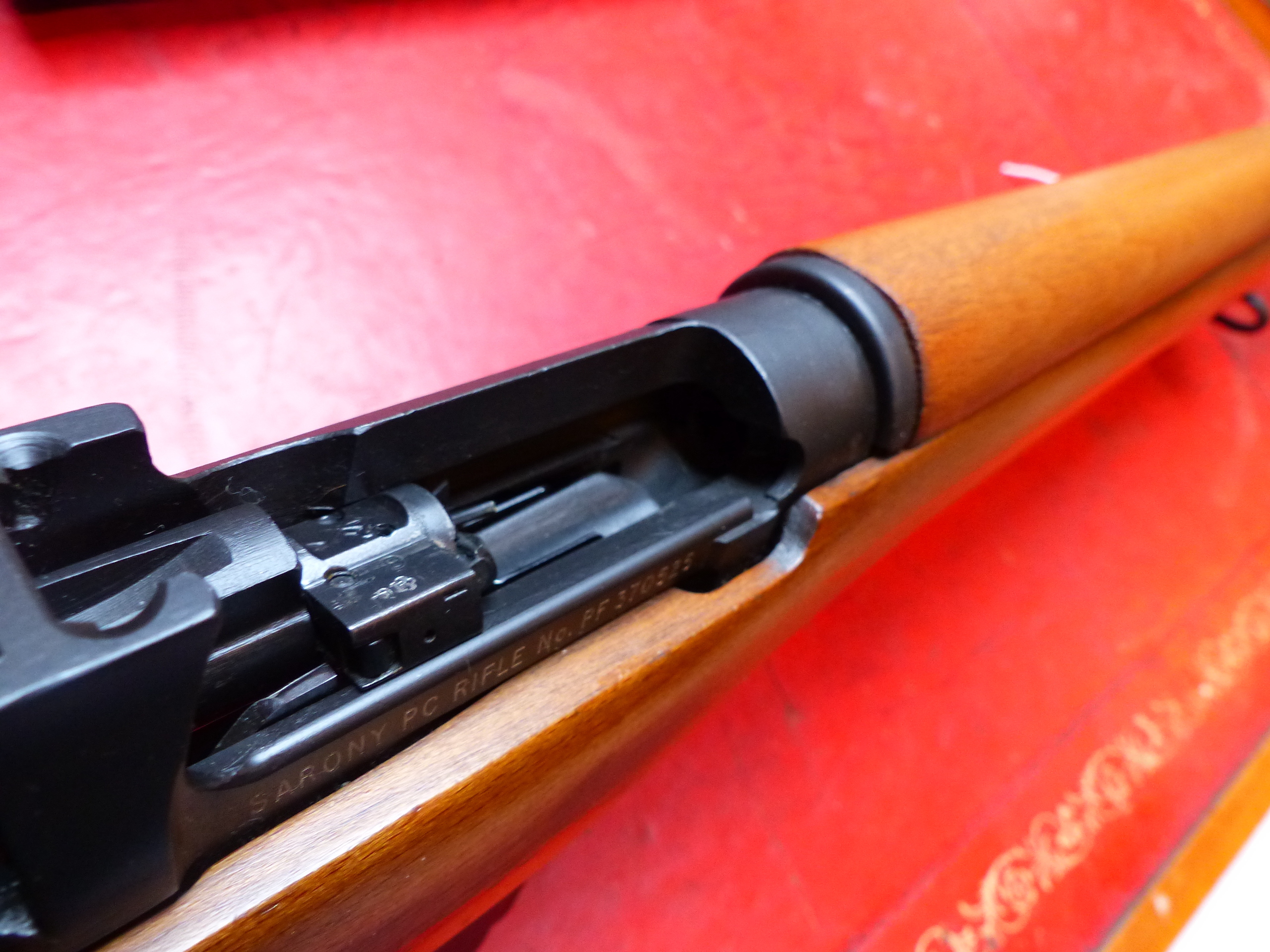 RIFLE. ARMALON LTD. 9mm BOLT ACTION CARBINE CONVERSION OF ENFIELD RIFLE ...