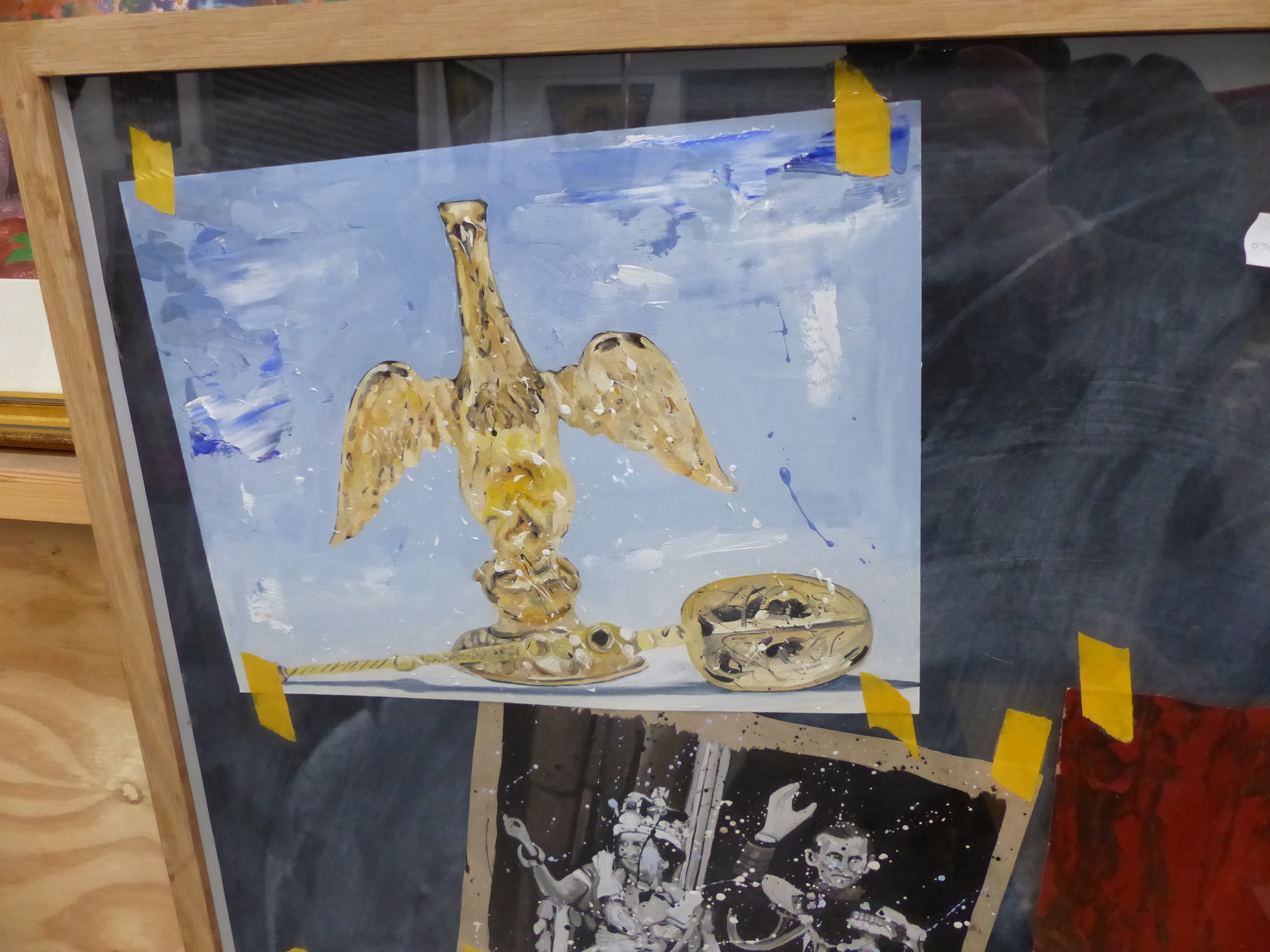 DOUGLAS HARDING (ARR) 20th.C.SCHOOL, A LEVEL CROSSING #2 INITIALLED AND ...