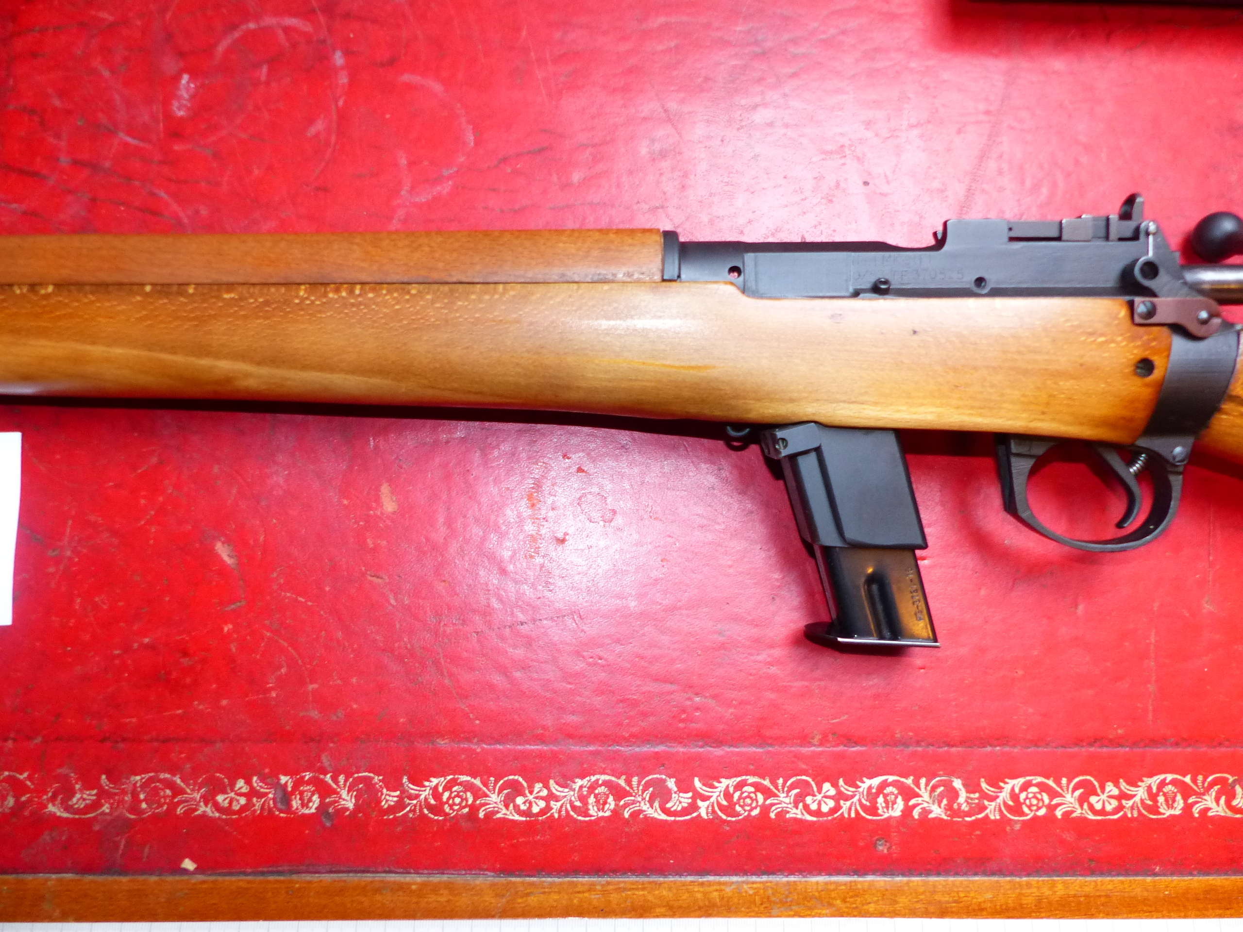 RIFLE. ARMALON LTD. 9mm BOLT ACTION CARBINE CONVERSION OF ENFIELD RIFLE ...