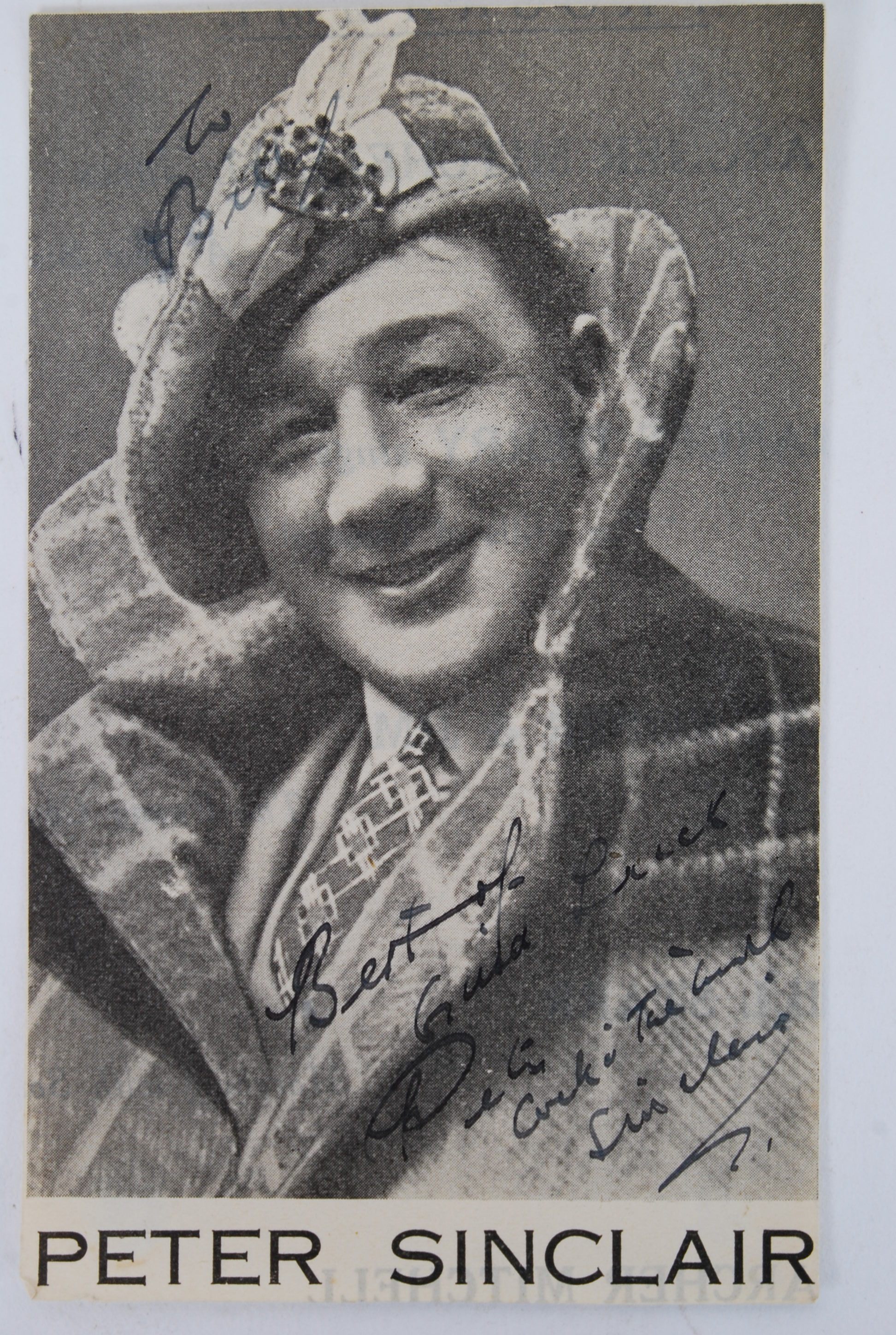 PETER SINCLAIR: An original ' Cock Of The North ' actor Peter Sinclair ...