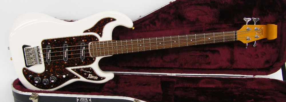 Mark Griffiths' Burns The Legend Series Shadows bass guitar, made in ...